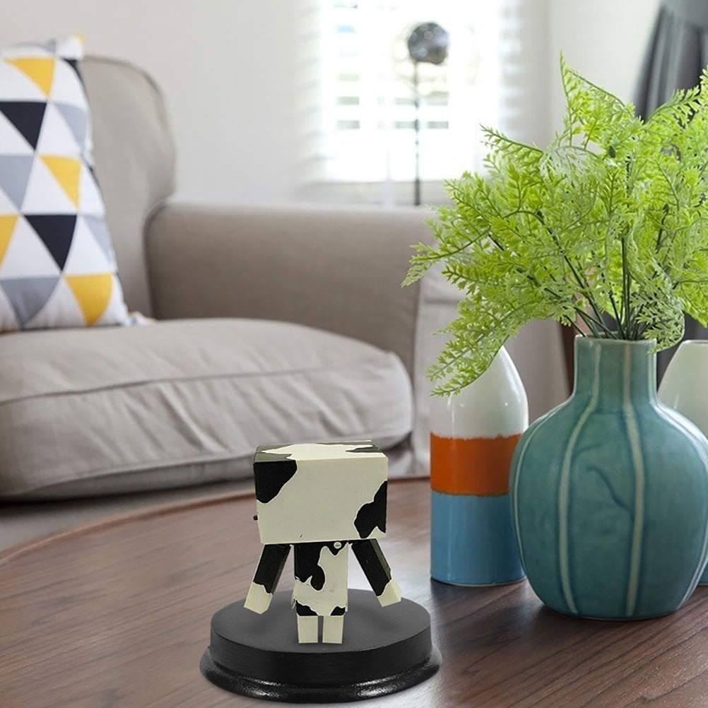 WEAVILUX Collectors Stand Wooden Black 3Pcs - Walmart.com