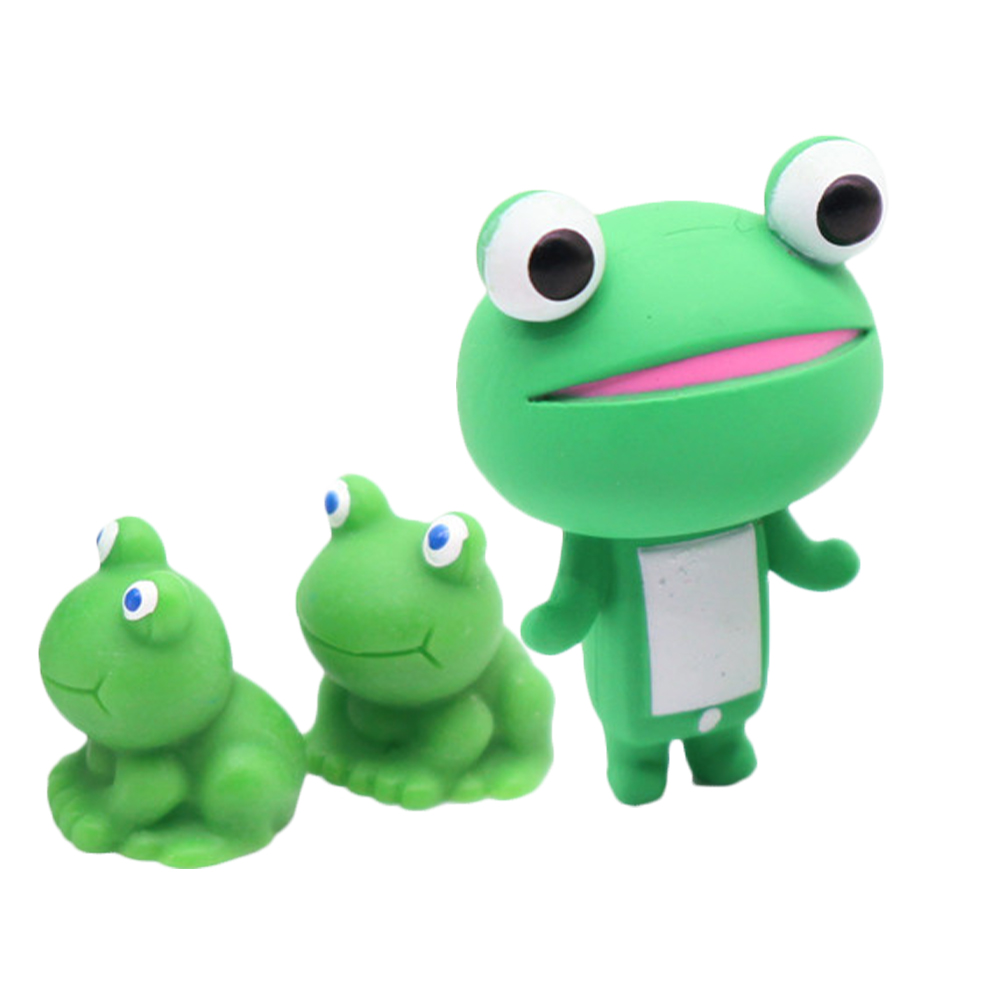 OUNONA 3pcs Miniature Frog Figurines Doll house Frog Statues Mini Frogs ...