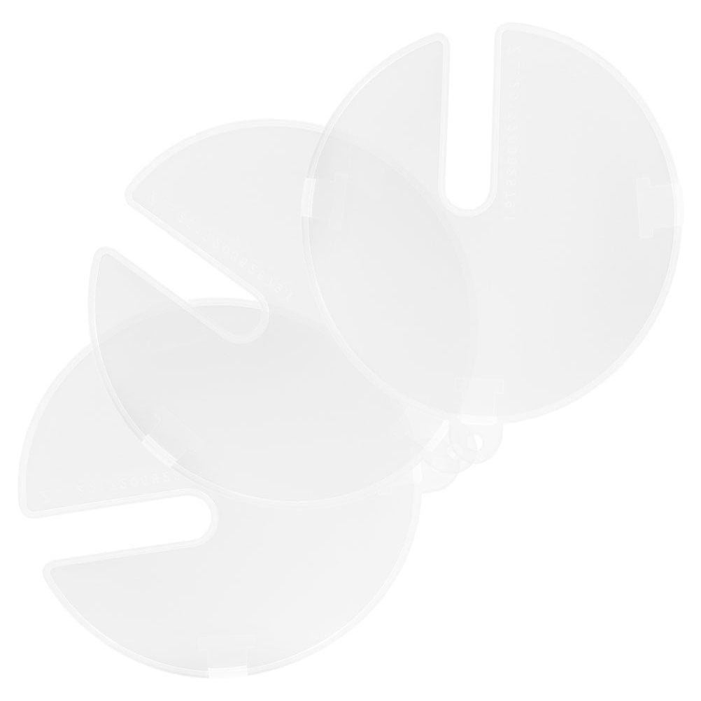OUNONA 3pcs Mixer Bowl Splash Guard Hand Mixers Covers Plastic Shield ...