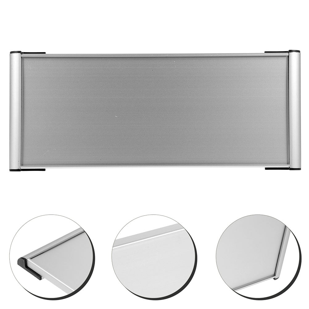 Tineasur Elegant Silver Wall Mount Office Sign with DIY Design for ...