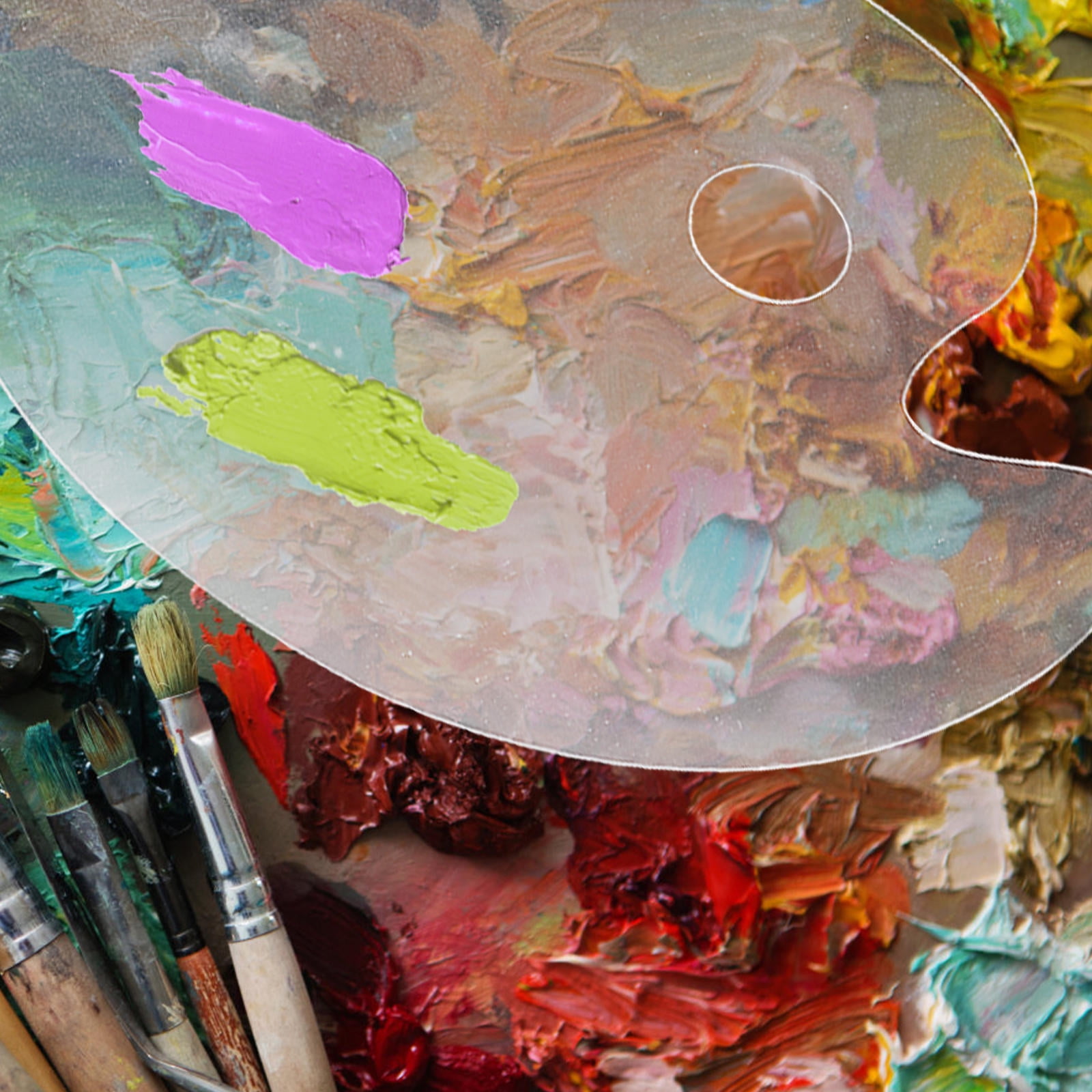 OUNONA 3pcs Paint Pallet Acrylic Painting Paint Tray Painting Pallet ...