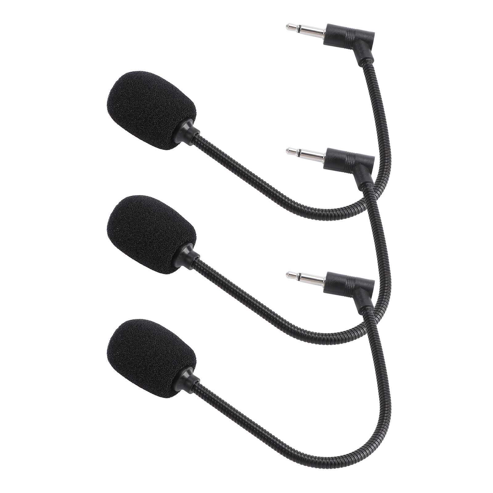 OUNONA 3pcs Phones Computer Microphone Straight Cutting Microphone ...