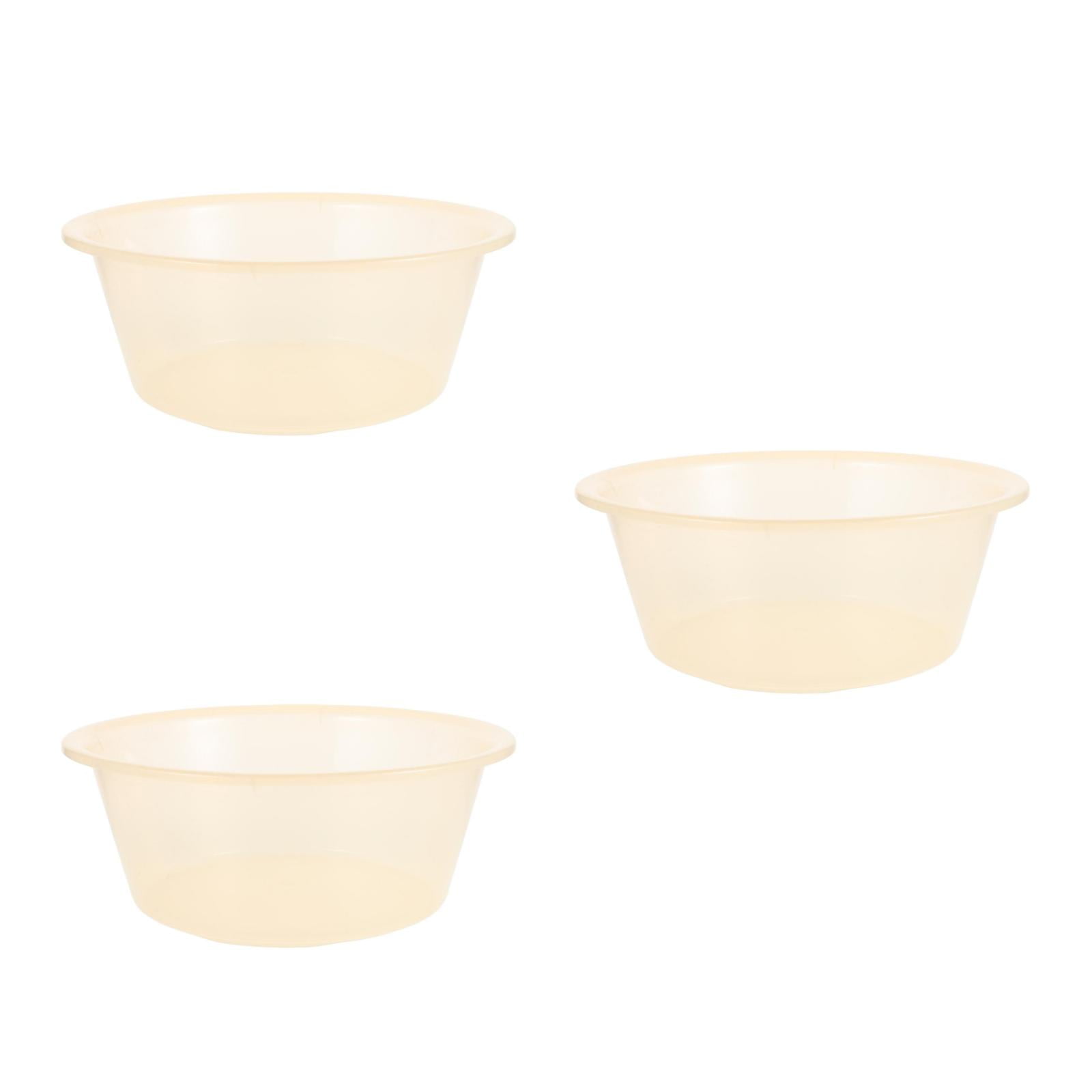 OUNONA 3pcs Plastic Foot Soaking Tub Multipurpose Clear Foot Soak Basin ...