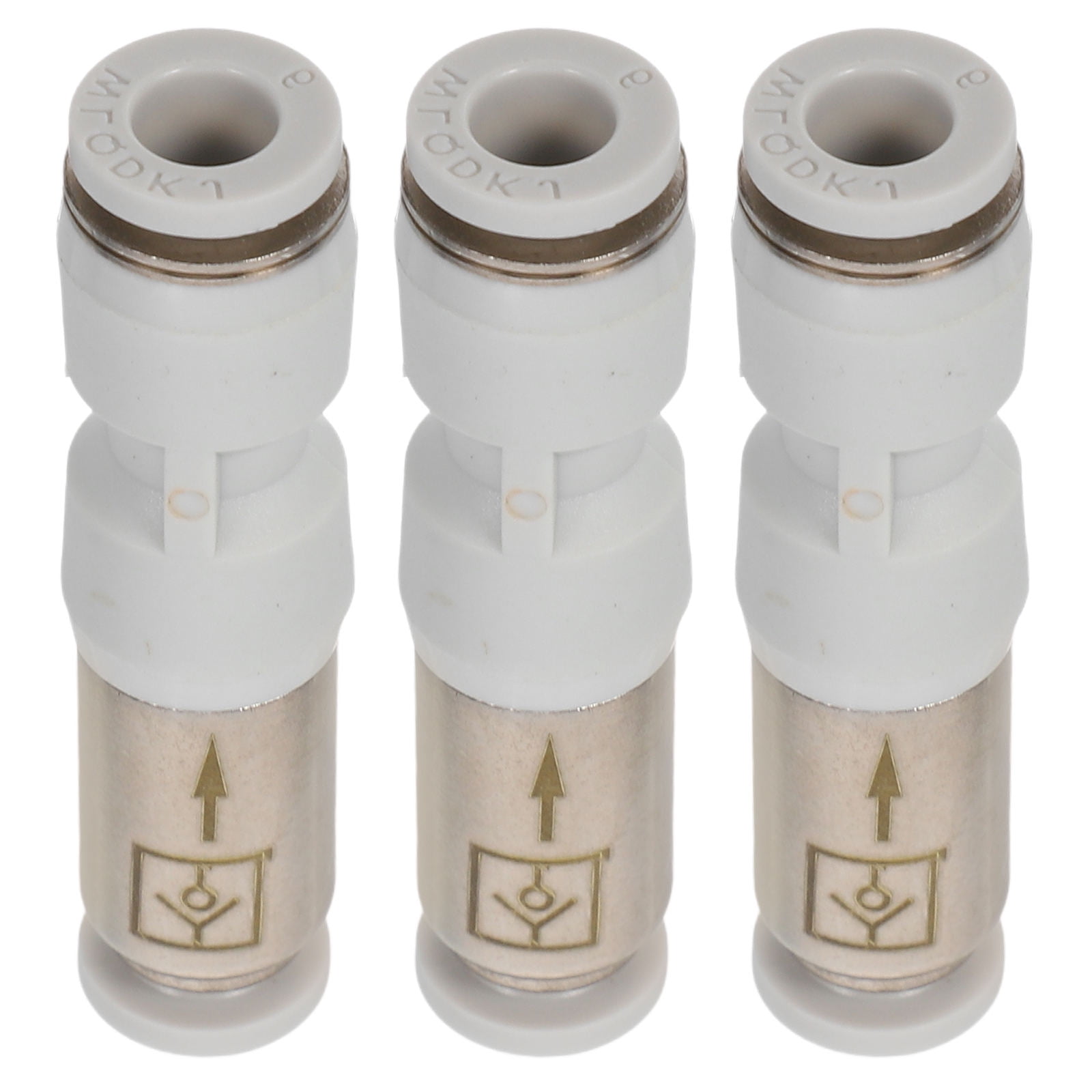 3 Pieces One Way Check Valve for Liquids ABS Material White Color ...