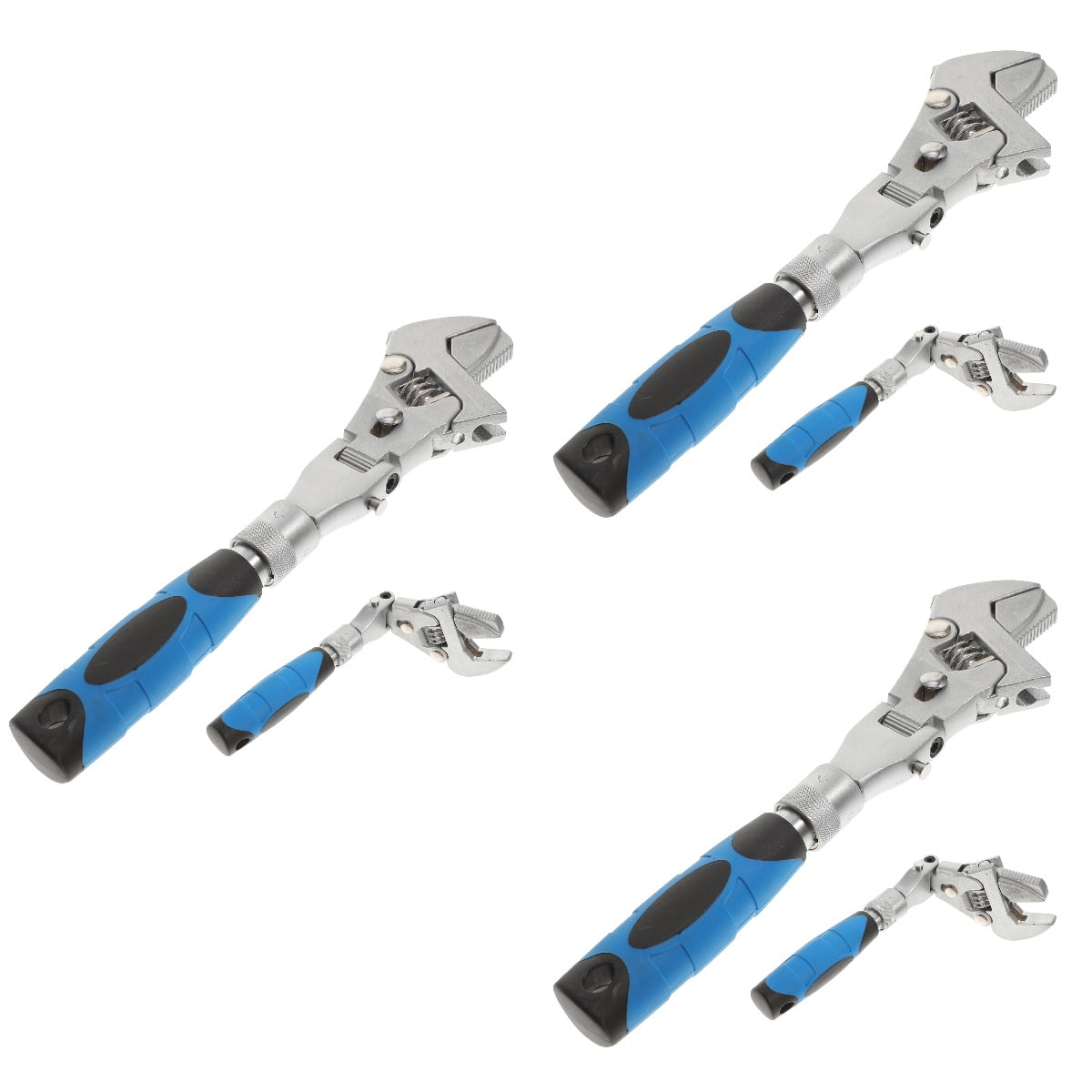 OUNONA 3pcs Ratchet Spanner Refrigeration Tool Multipurpose Telescopic ...