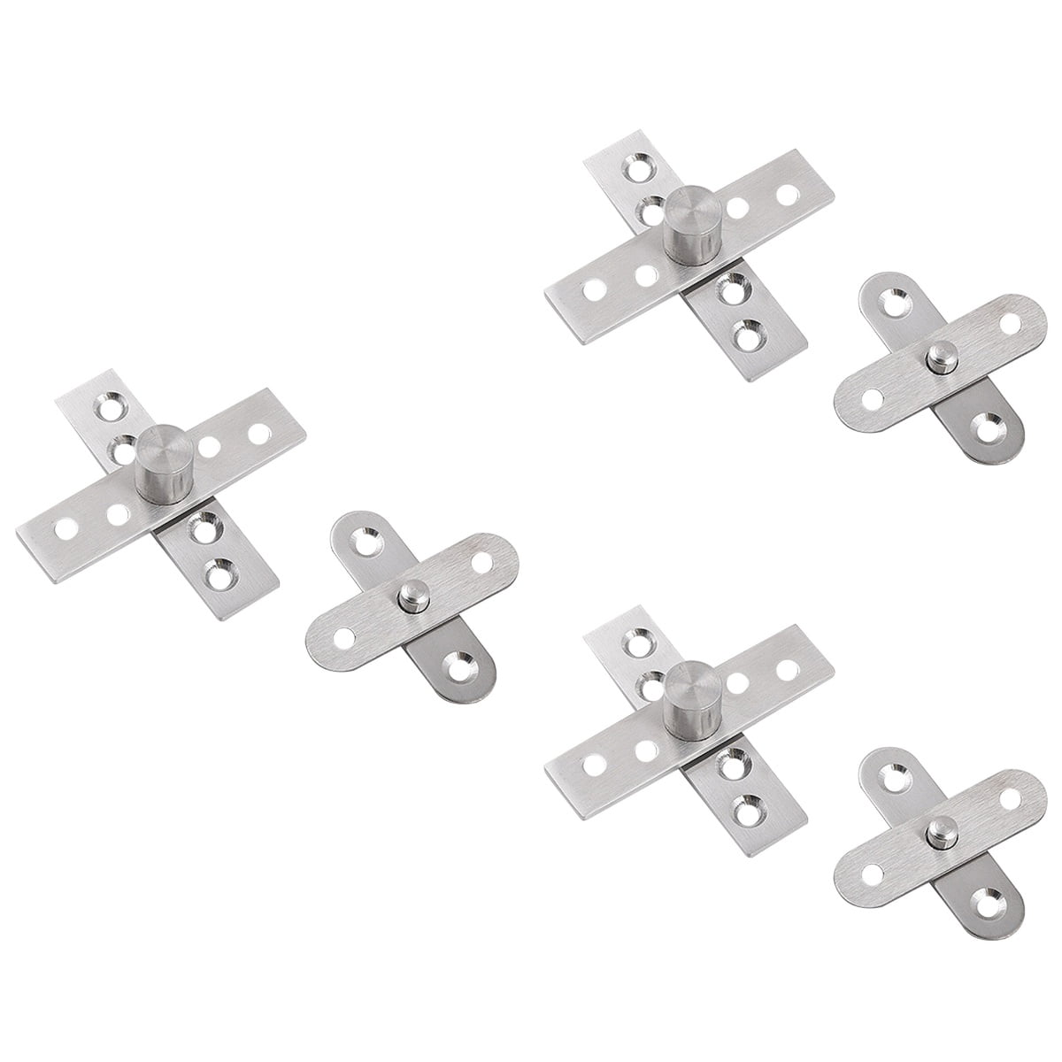 OUNONA 3pcs Rotating Hinge 360 Degree Stainless Steel Door Pivot Up ...