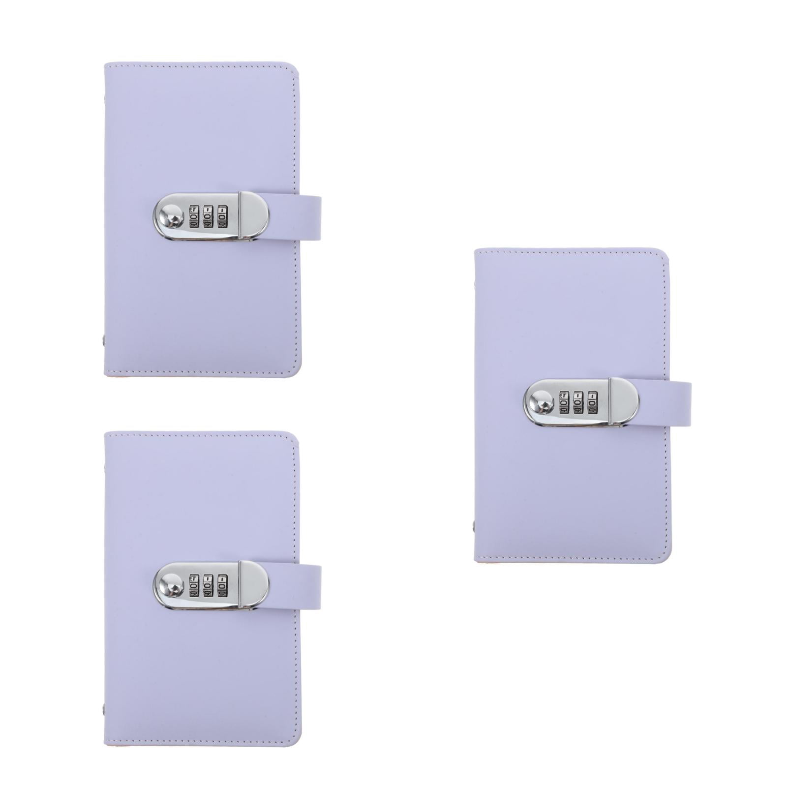 OUNONA 3pcs Cash Binder Money Management Binder Locked Money Binder ...