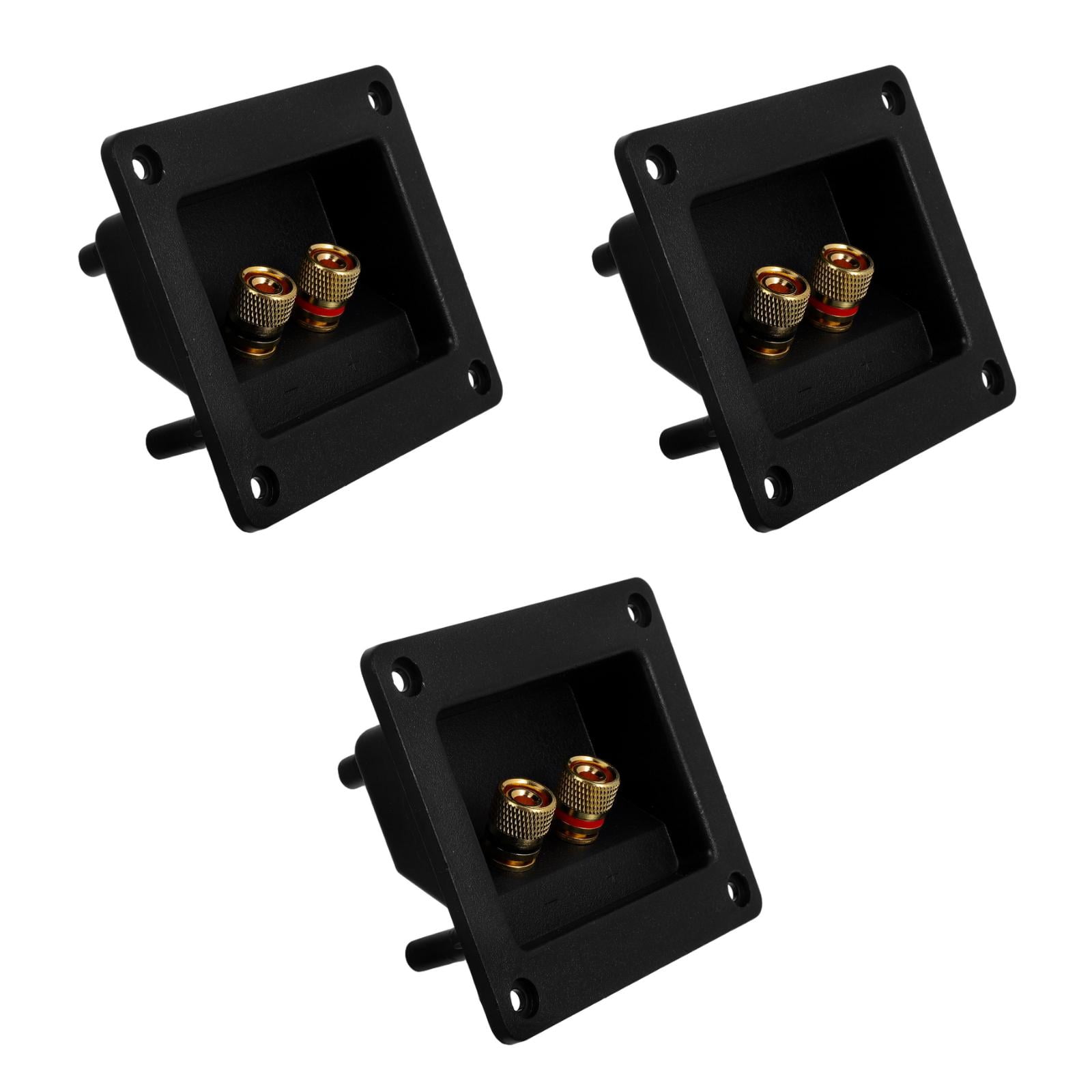 OUNONA 3pcs Speaker Subwoofer Plug Spring Loaded Binding Post Subwoofer ...