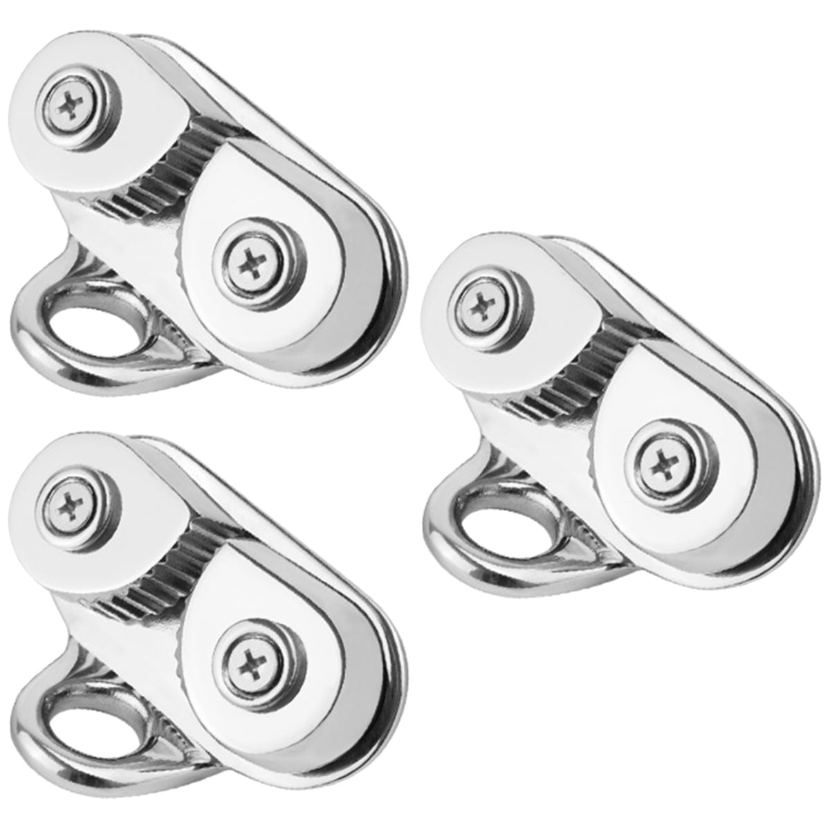 OUNONA 3pcs Stainless Steel 316 Cam Cleat with Leading Ring Boat Cam ...