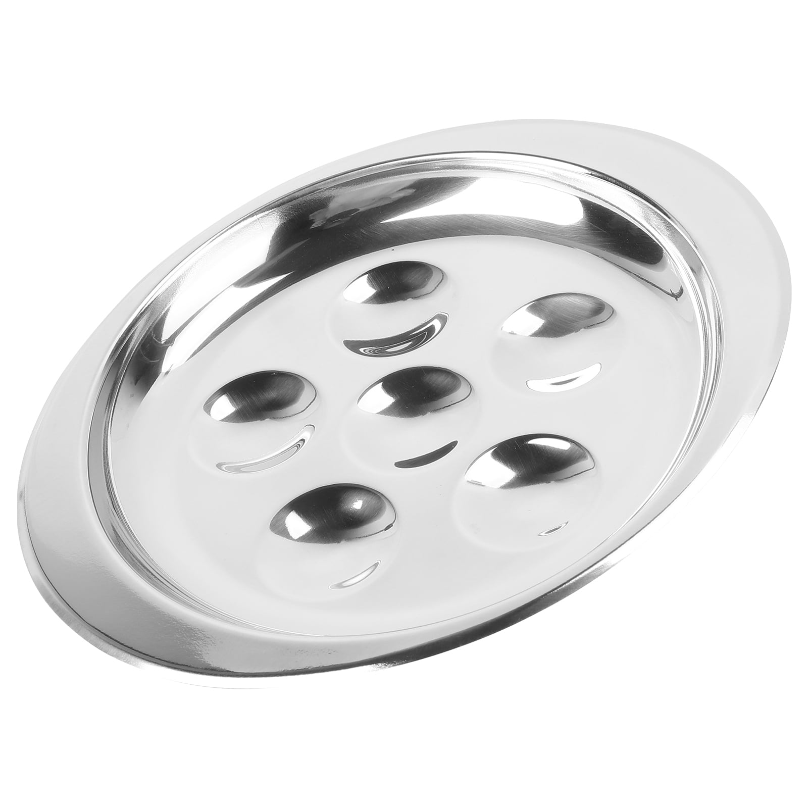 OUNONA 3pcs Stainless Steel Escargot Plates Snail Mushroom Escargot ...