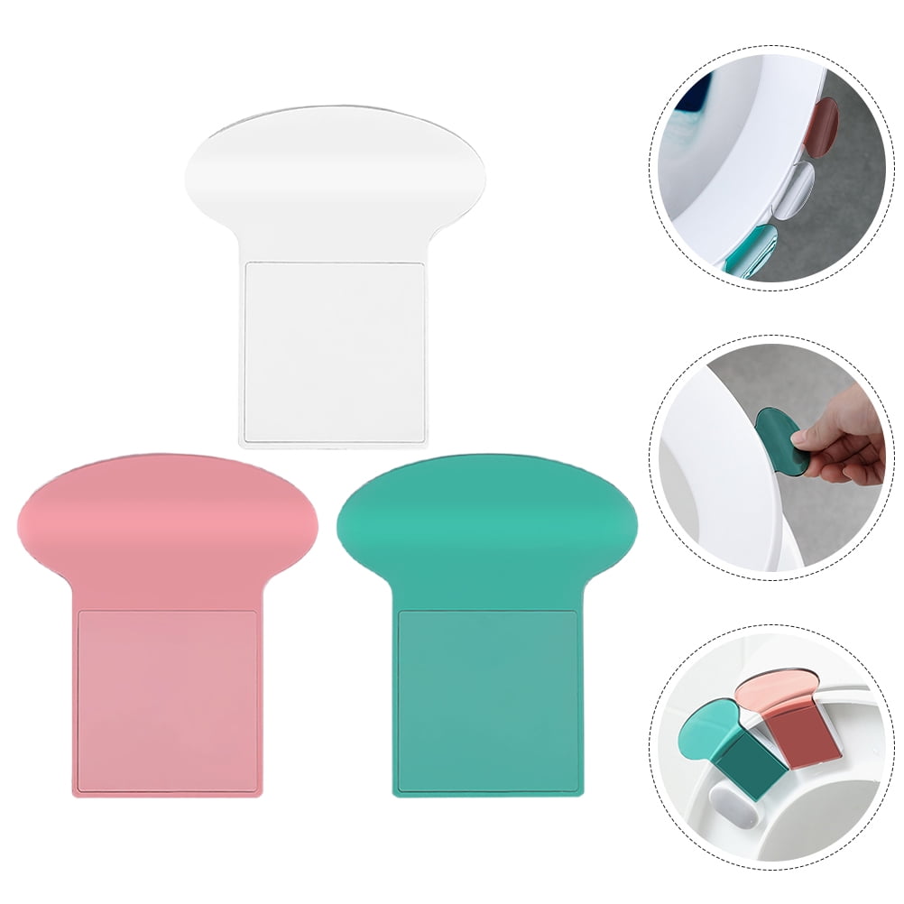 OUNONA 3pcs Toilet Lid Lifter Tool Adhesive Toilet Cover Lifter Handle ...