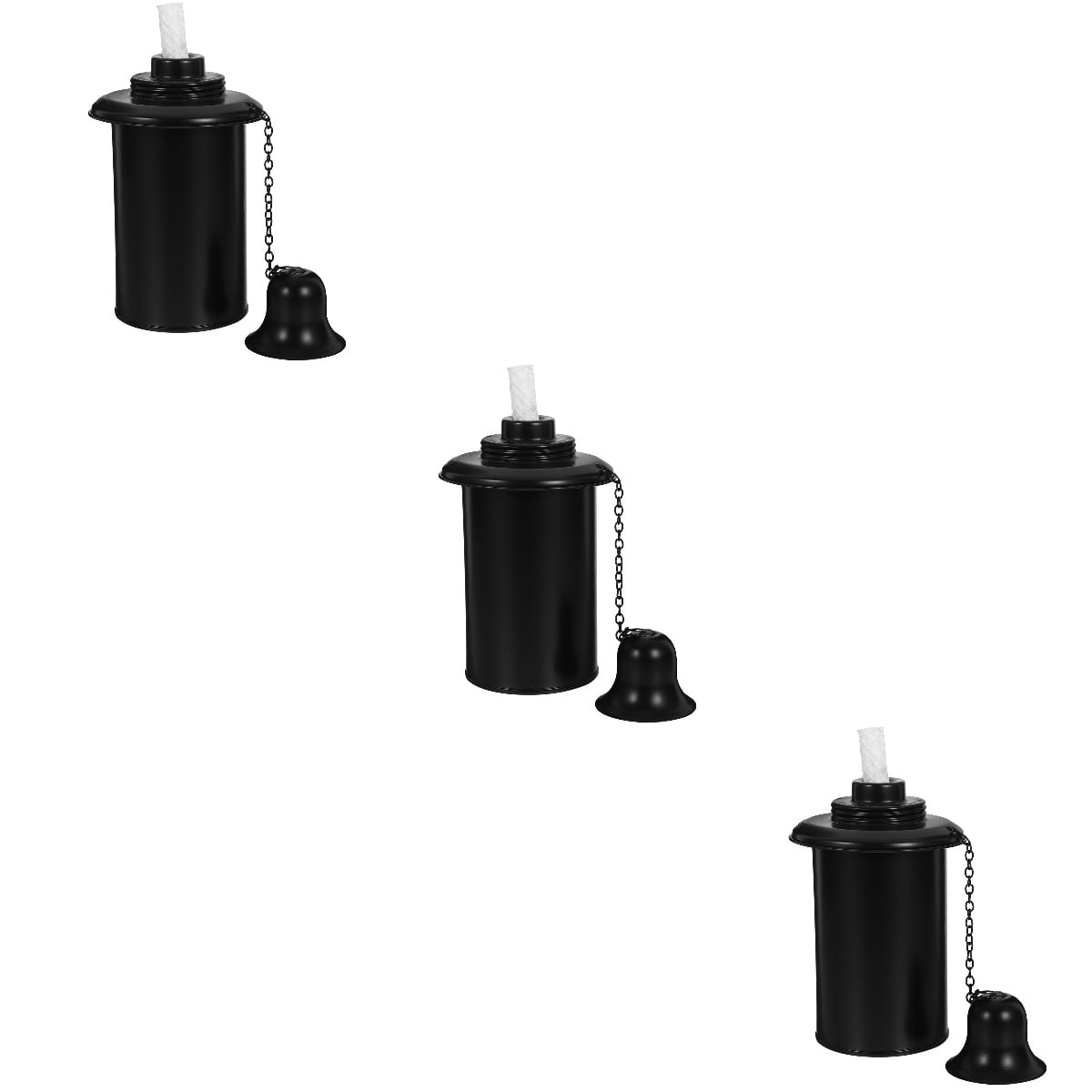 OUNONA 3pcs Torch Tank Garden Torch Canister Metal Holder Torch Torch ...