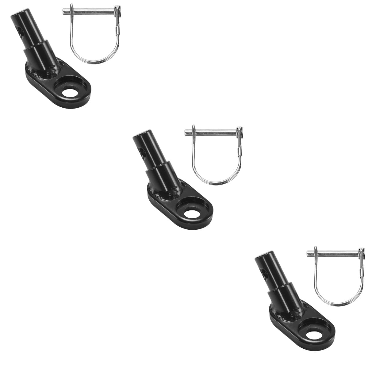 OUNONA 3pcs Universal Bike Trailer Hitch Aluminum Alloy Linker Trailer ...