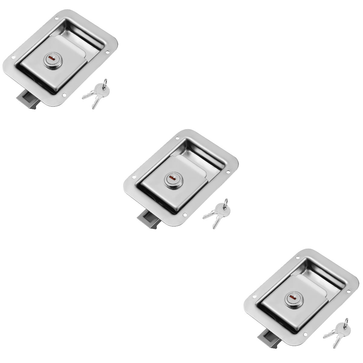 OUNONA 3pcs WINOMO Stainless Steel Paddle Handle Lock Door Latch Heavy ...