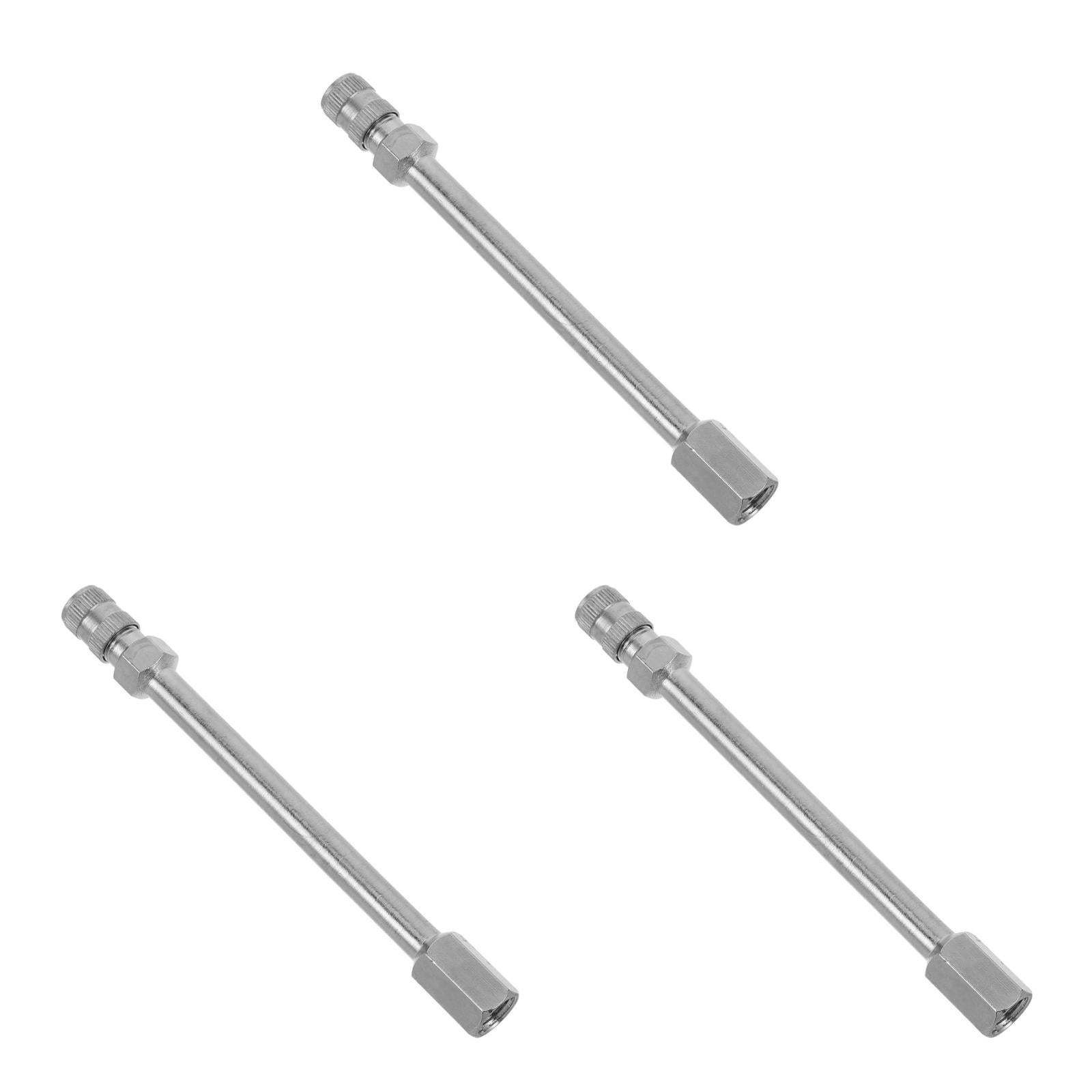 OUNONA 3pcs Wheel Valve Extension Rod Metal Tire Valve Stem Extender ...