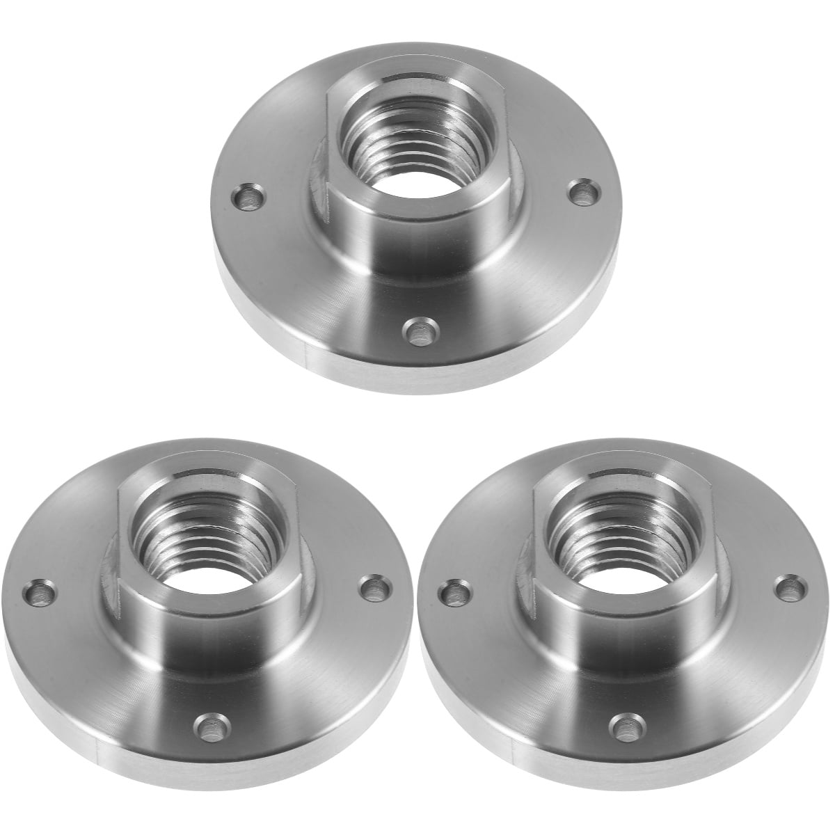 OUNONA 3pcs Wood Lathe Steel Faceplate Spindle Thread Woodworking ...
