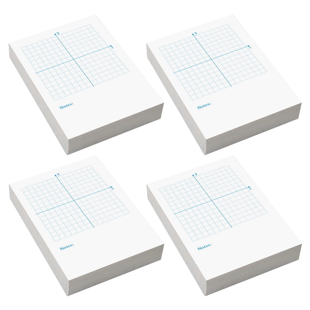OUNONA 4 Books X-Y Axis Notebooks Number-line Exercise Math Notepads ...