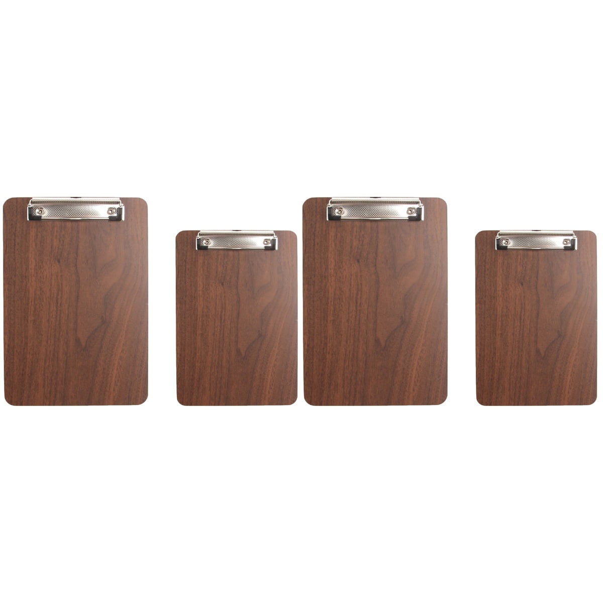 OUNONA 4 PCS Wooden Menu Board Clip Kitchen Restaurant Menu Holder Menu ...