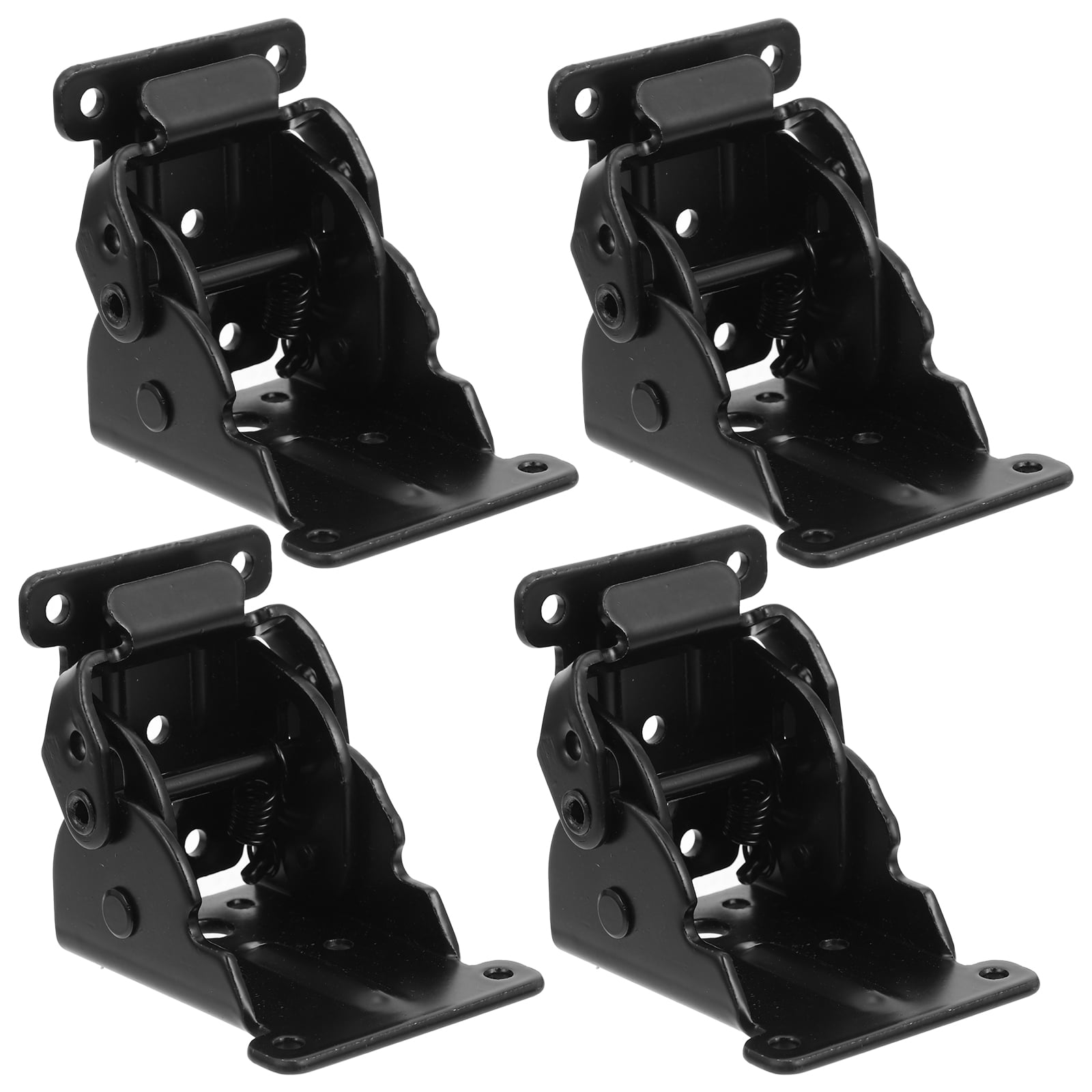 OUNONA 4Pcs Black Heavy Duty Folding Leg Hinges with Self Locking ...