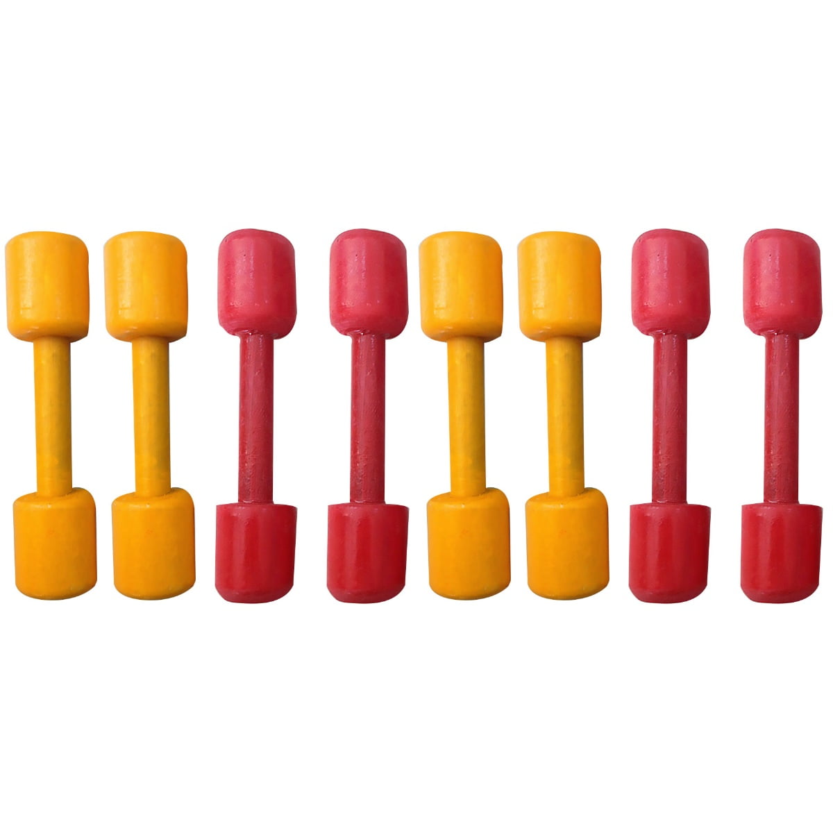 SASABAXI Dumbbell Wooden Red 4Pairs Kids Gym Home Birthday Thanksgiving ...