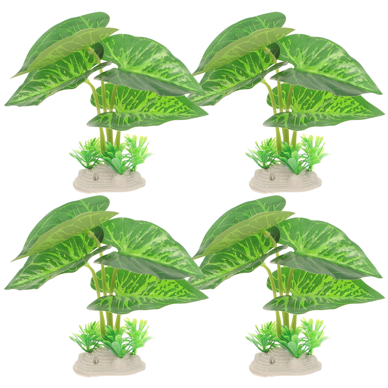 OUNONA 4 Pcs Artificial Water Plants Sprayer Stackable Planter Vest ...