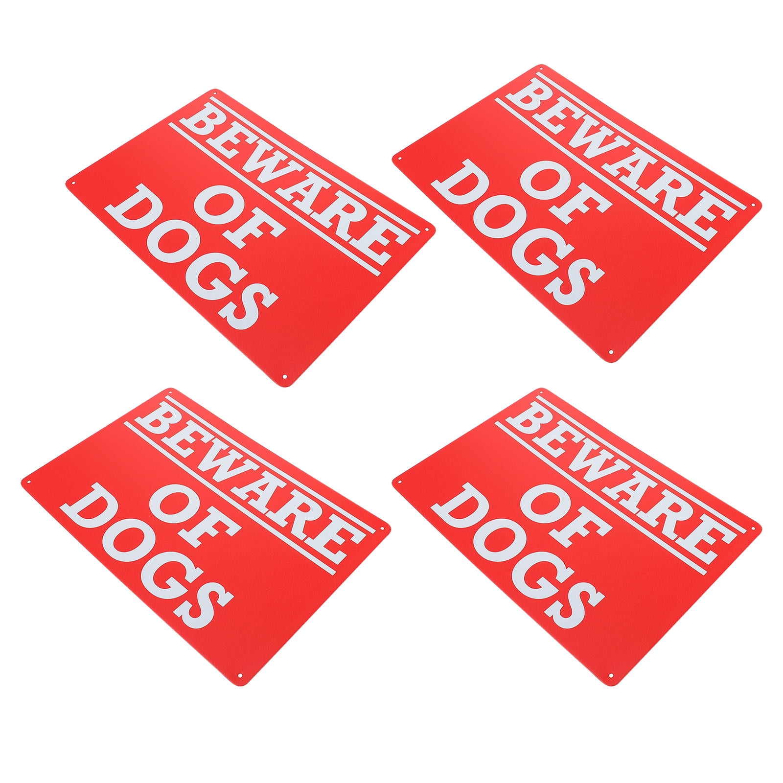 OUNONA 4 Pcs Barking Warning Sign Greyhound Daschund Dachshund Dog Bite ...