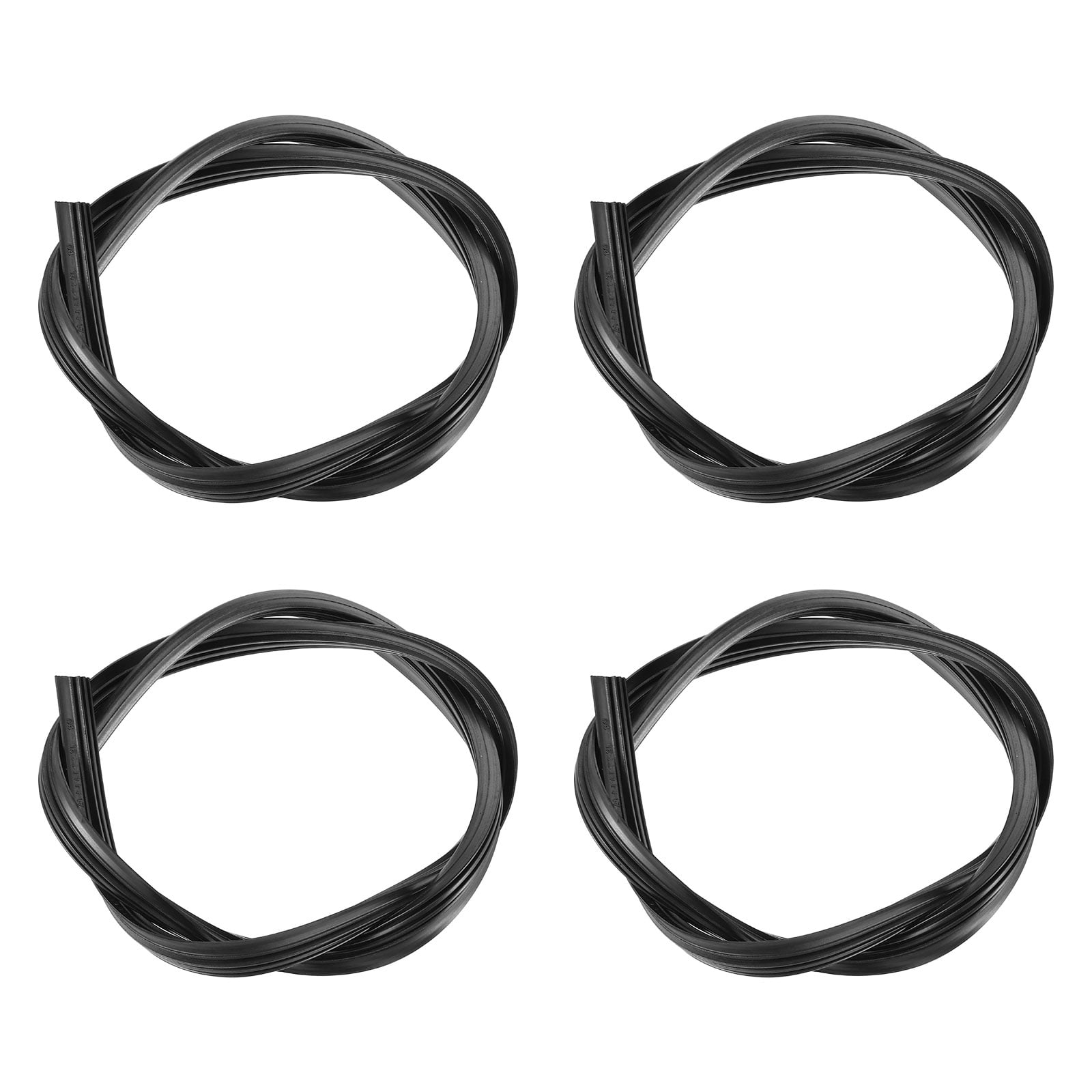 FOLOYORI Wiper Strips Car Windshield Wiper Blade Black Rubber 4pcs ...
