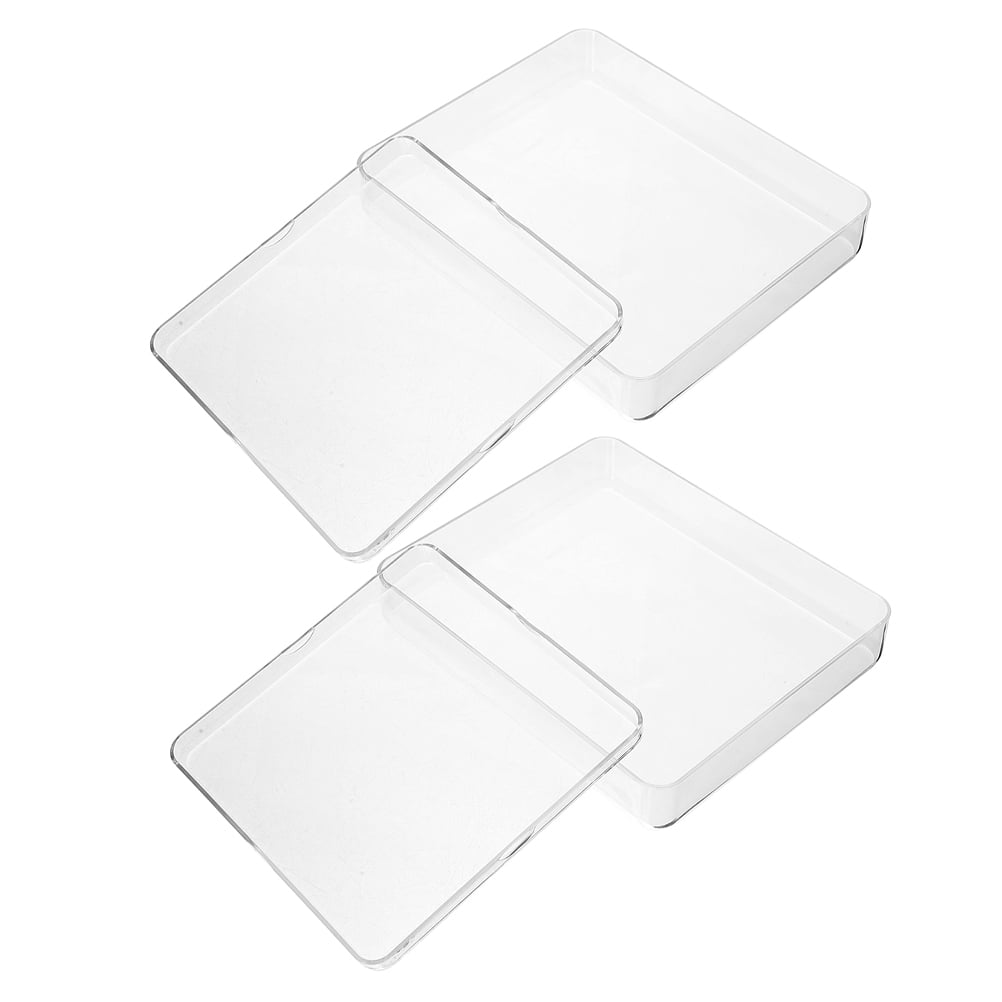 OUNONA 4 Pcs Electronic Scale Accessories Clear Bins for Organizing ...