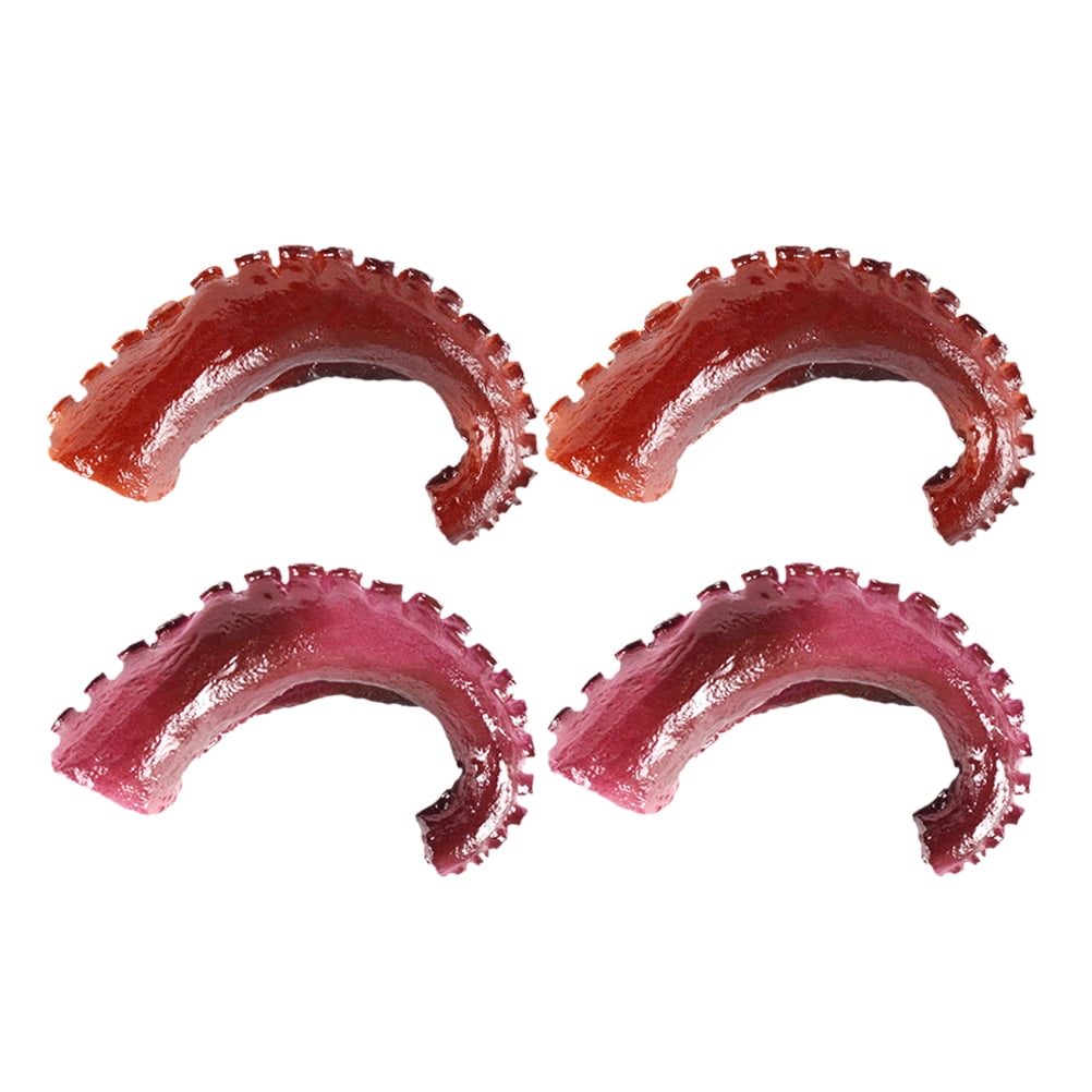 OUNONA 4 Pcs Fake Octopus Photography Props Realistic Tentacle Model ...