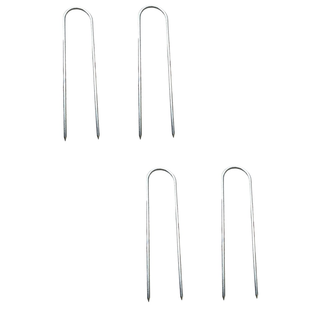OUNONA 4 Pcs Groundhog Tent Stakes Tarp Poles Grass-proof Cloth Floor ...