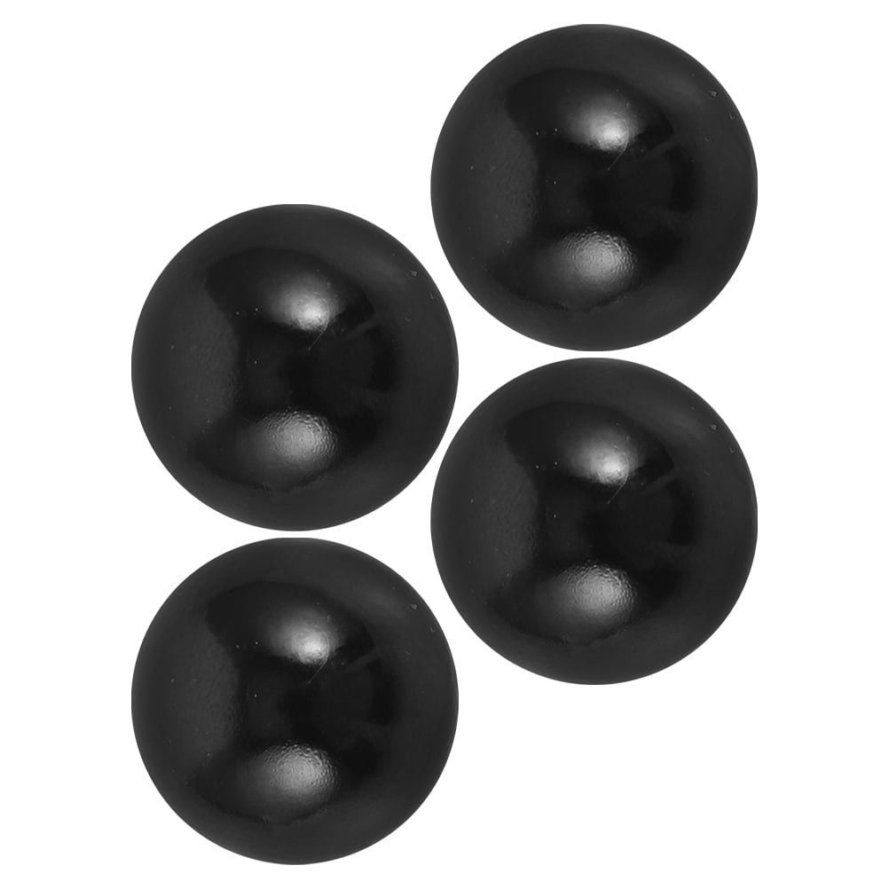 OUNONA 4 Pcs Pinball Machine Replacement Marble Semi-sphere Foam Black ...