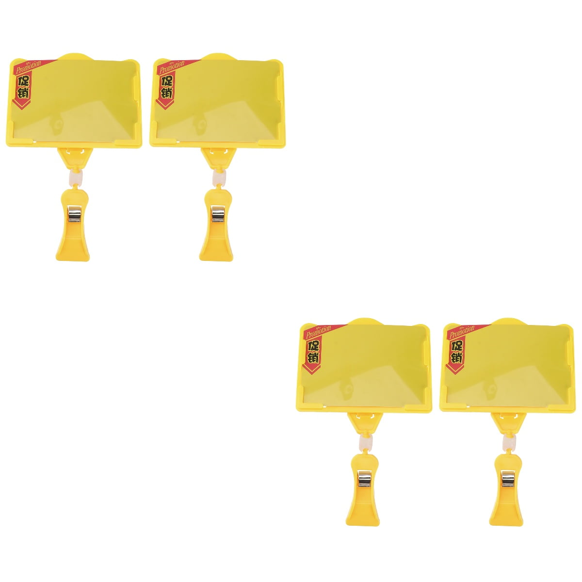 OUNONA 4 Pcs Plastic Price Tag Holder Display Label Holder Fruit Price ...