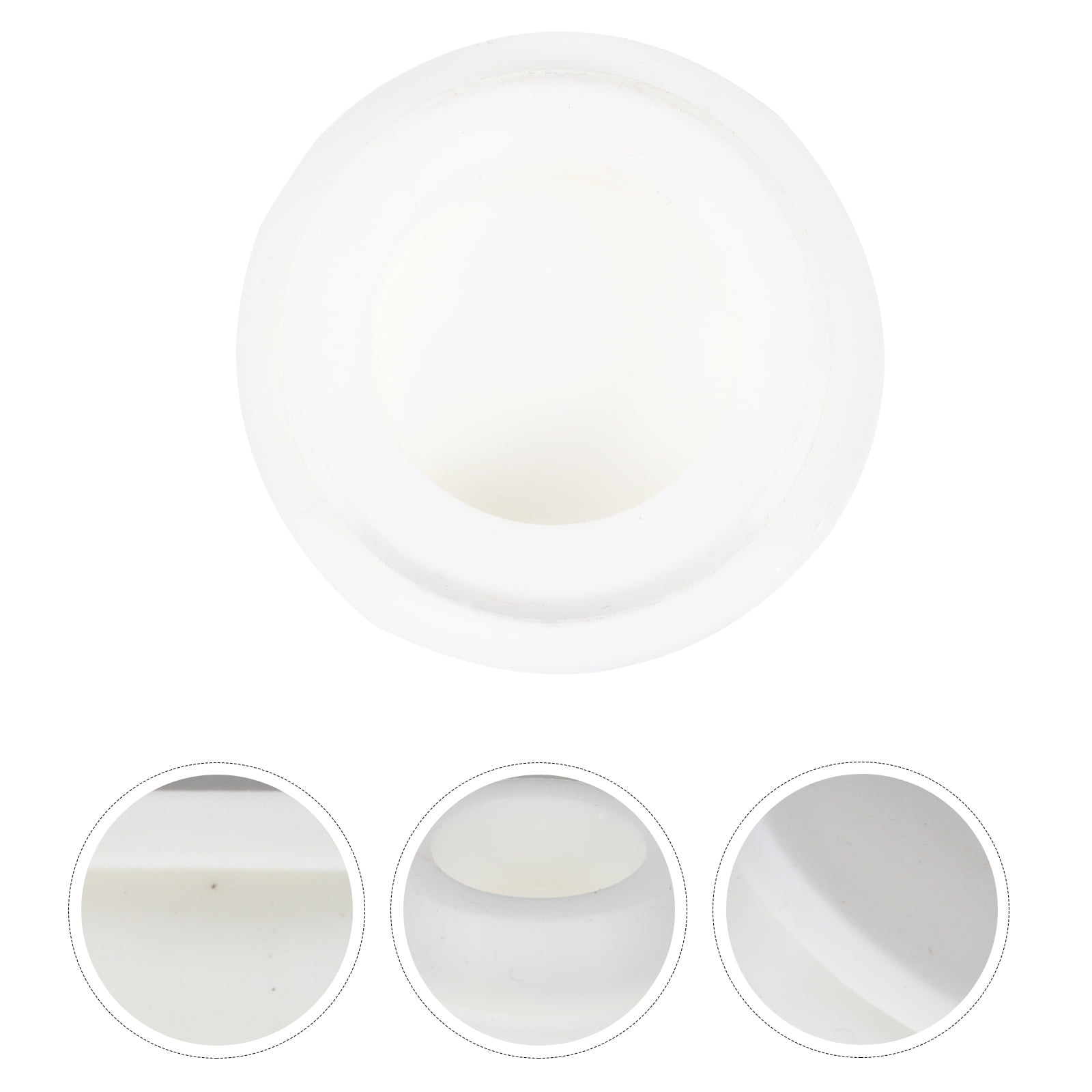 OUNONA 4 Pcs Shower Sealing Sink Stopper Tub Drain Cover Bathtub White ...