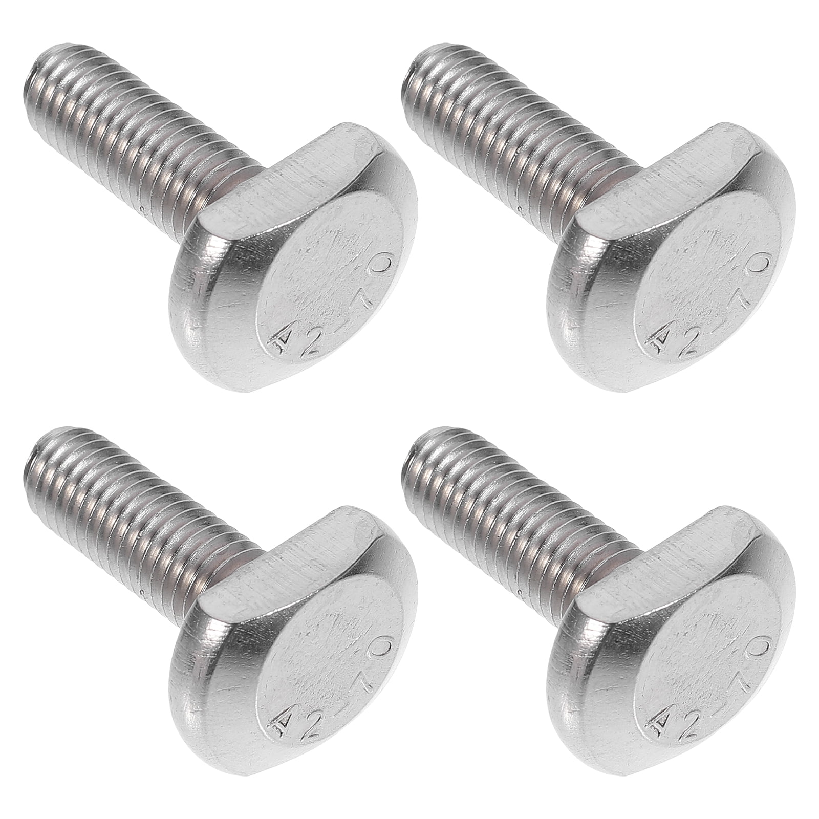 4pcs Long T Shape Square Head Stainless Steel Machine Screws T Slot ...