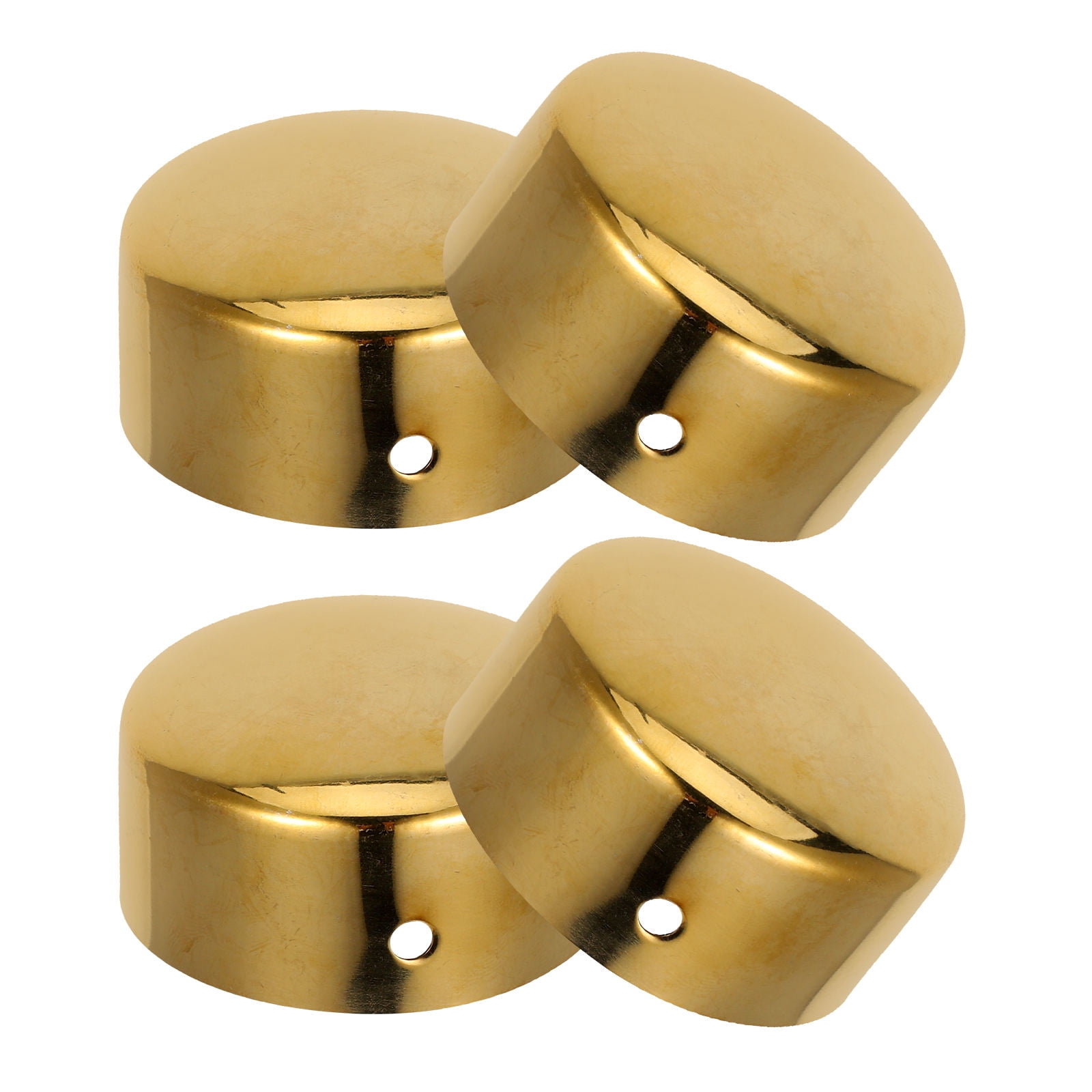 OUNONA 4 Pcs Staircase Handrail Cover Fence Railing End Caps Golden ...