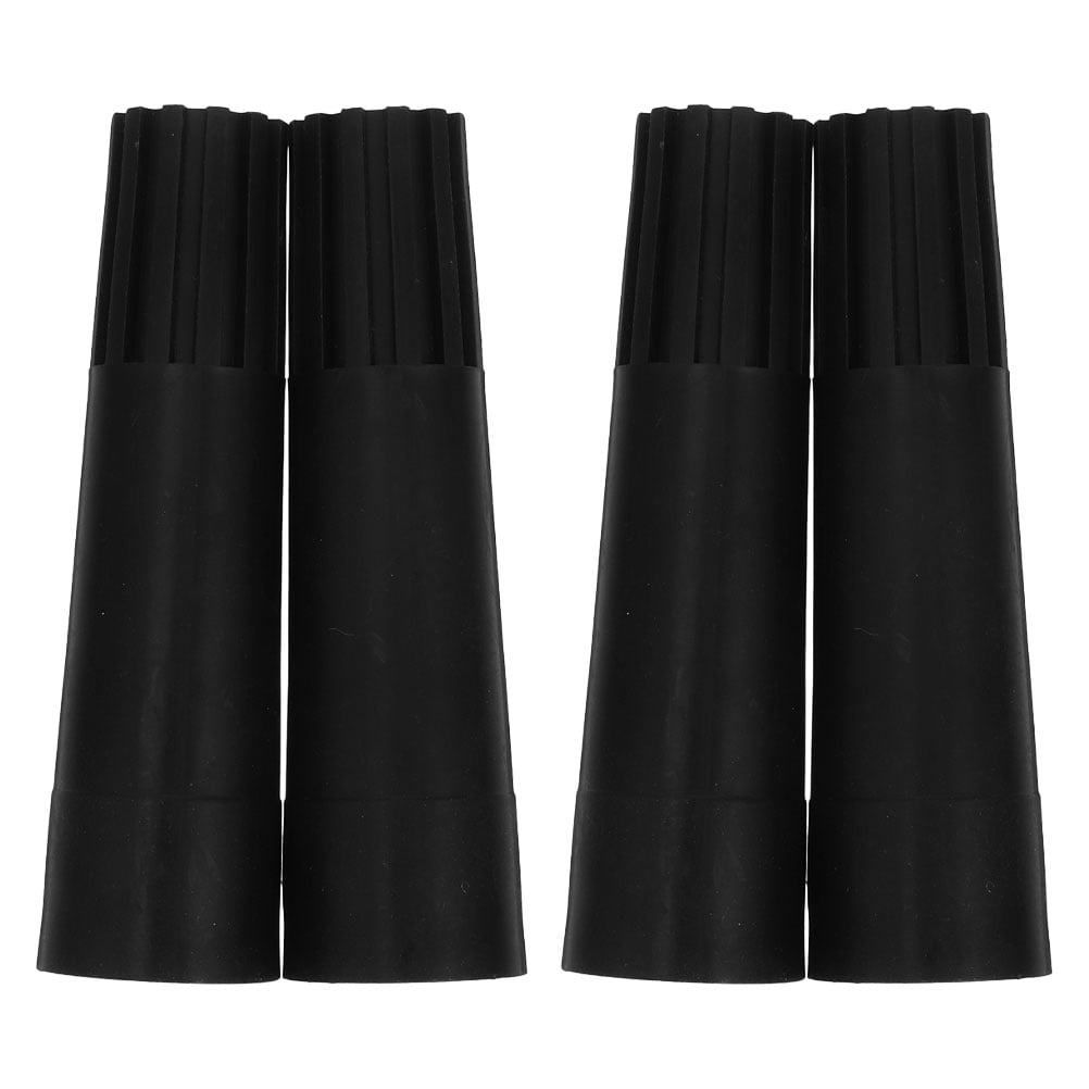 OUNONA 4 Pcs Telescopic Pole Adapter Expansion Rod Accessory Black ...