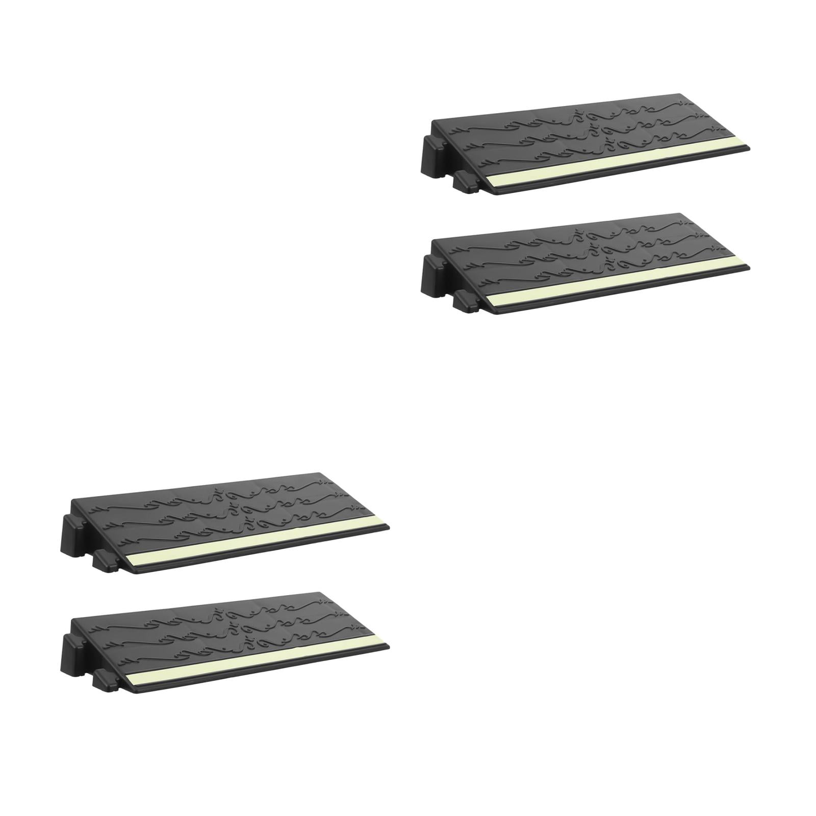 OUNONA 4 Pcs Threshold Ramps for Doorways Plastic Step Ramps Entry Ramp ...