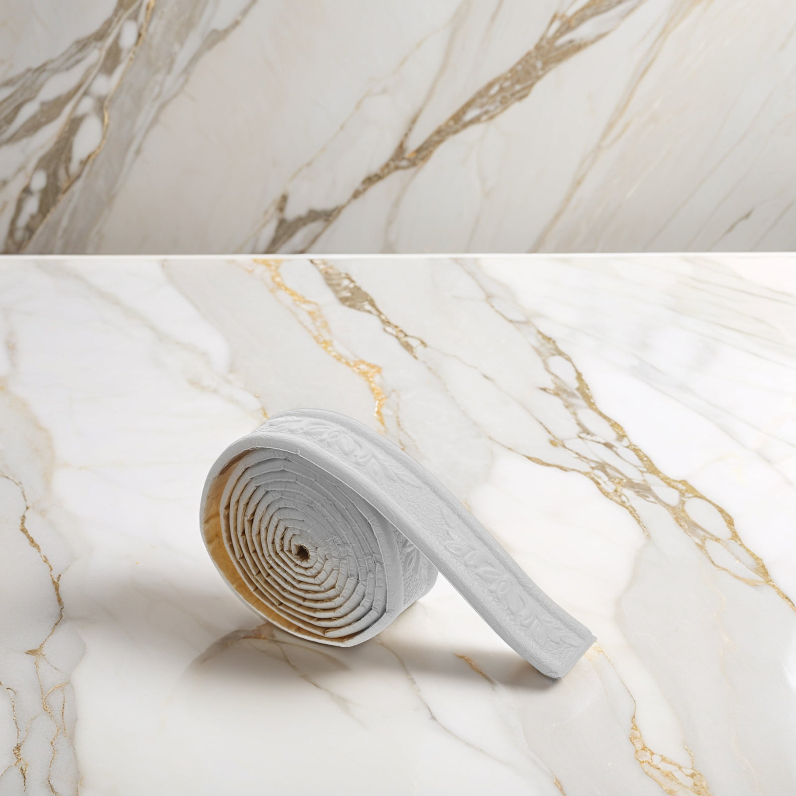 OUNONA 4 Rolls Flexible Wall Trim Molding Wallpaper Border Self ...