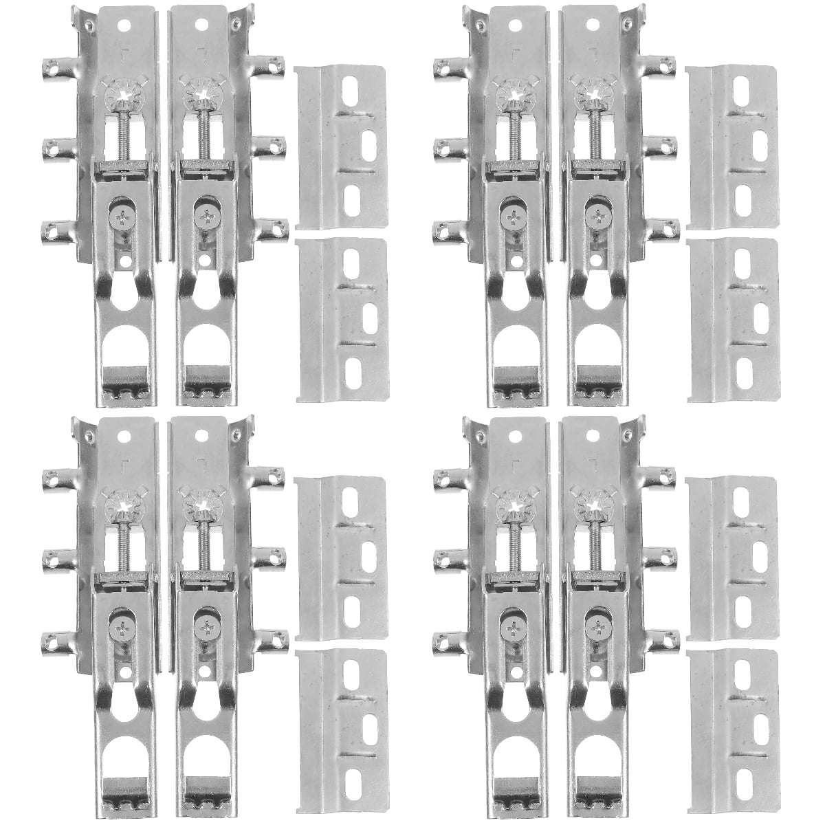 OUNONA 4 Sets Cabinet Hinge Cold Rolled Steel Cabinet Hanging Hardware ...