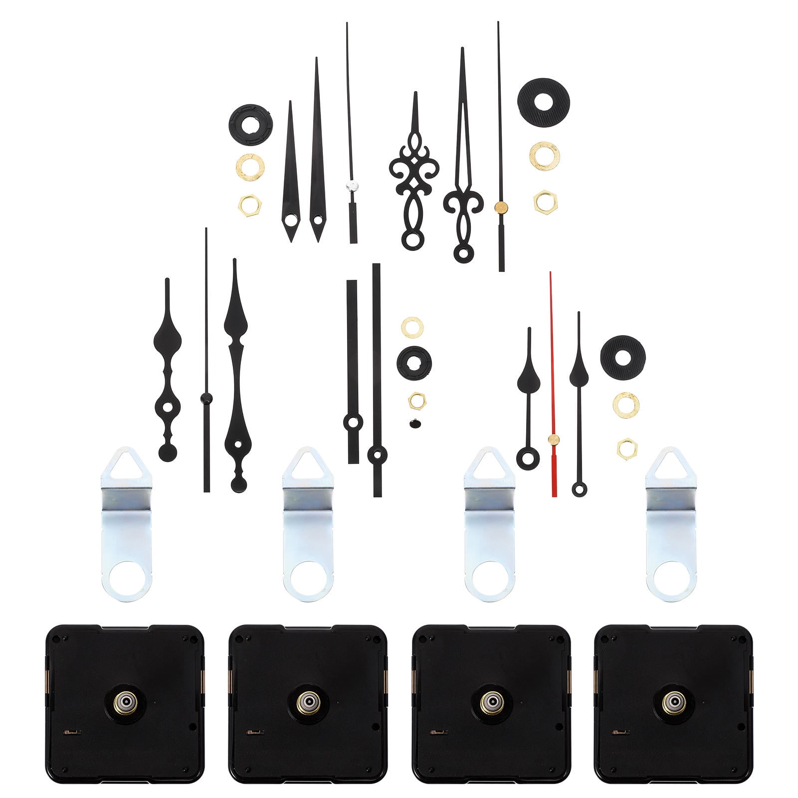 OUNONA 4 Sets Clock Movement Mute Modern Wall Movements Hand Mechanism ...