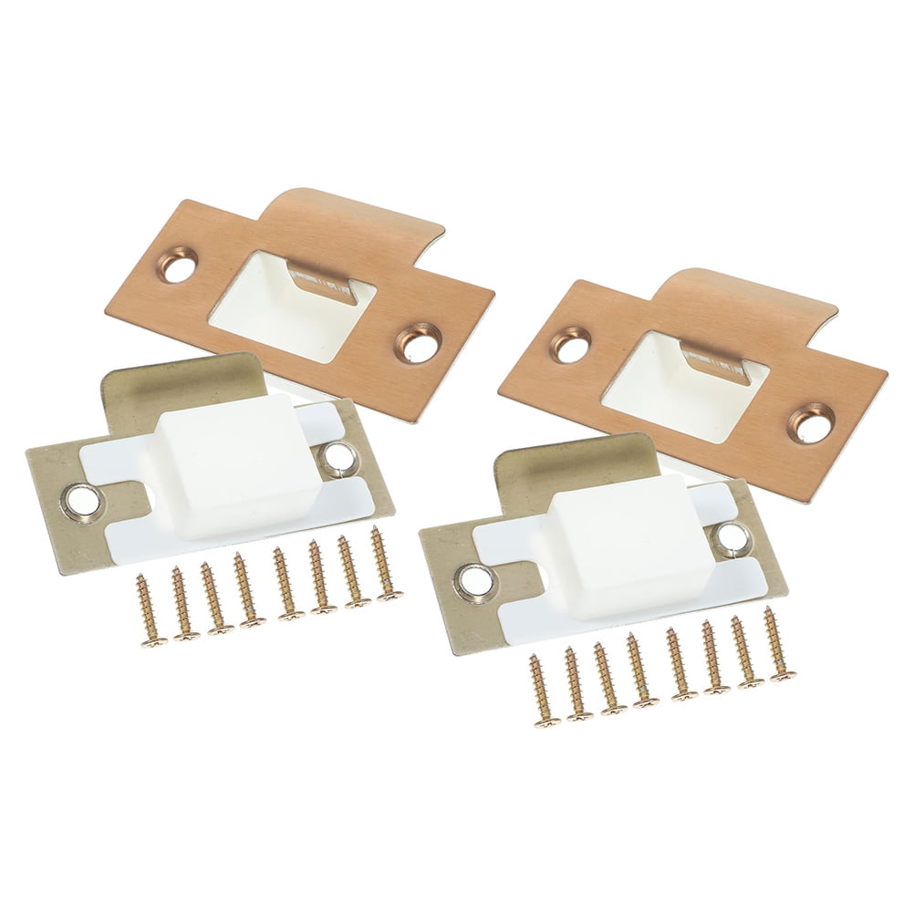 OUNONA 4 Sets Deadbolt Covers Door Hole Filler Plate Reinforcement ...