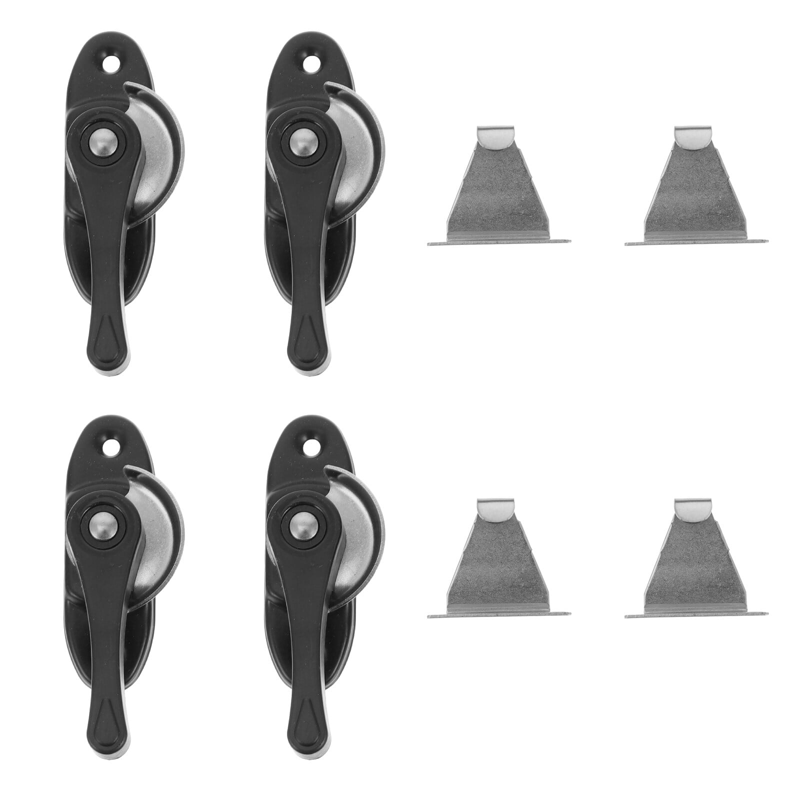 OUNONA 4 Sets Door and Window Hook Lock Hasp Sash Sliding Doors Child ...