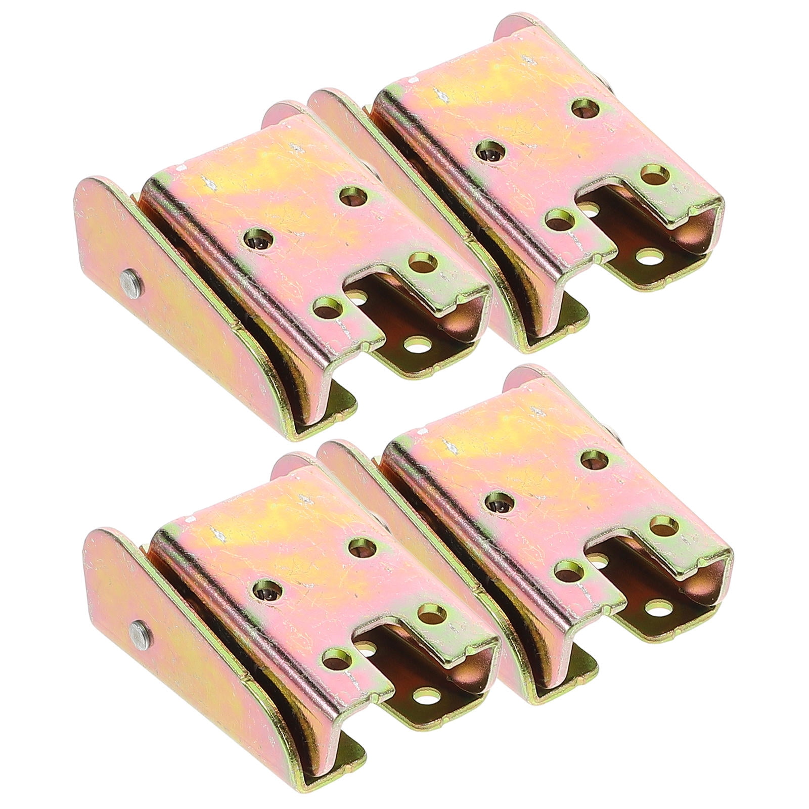 OUNONA 4 Sets Folding Hinge Kitchen Concealed Hinges Extenders Golden ...