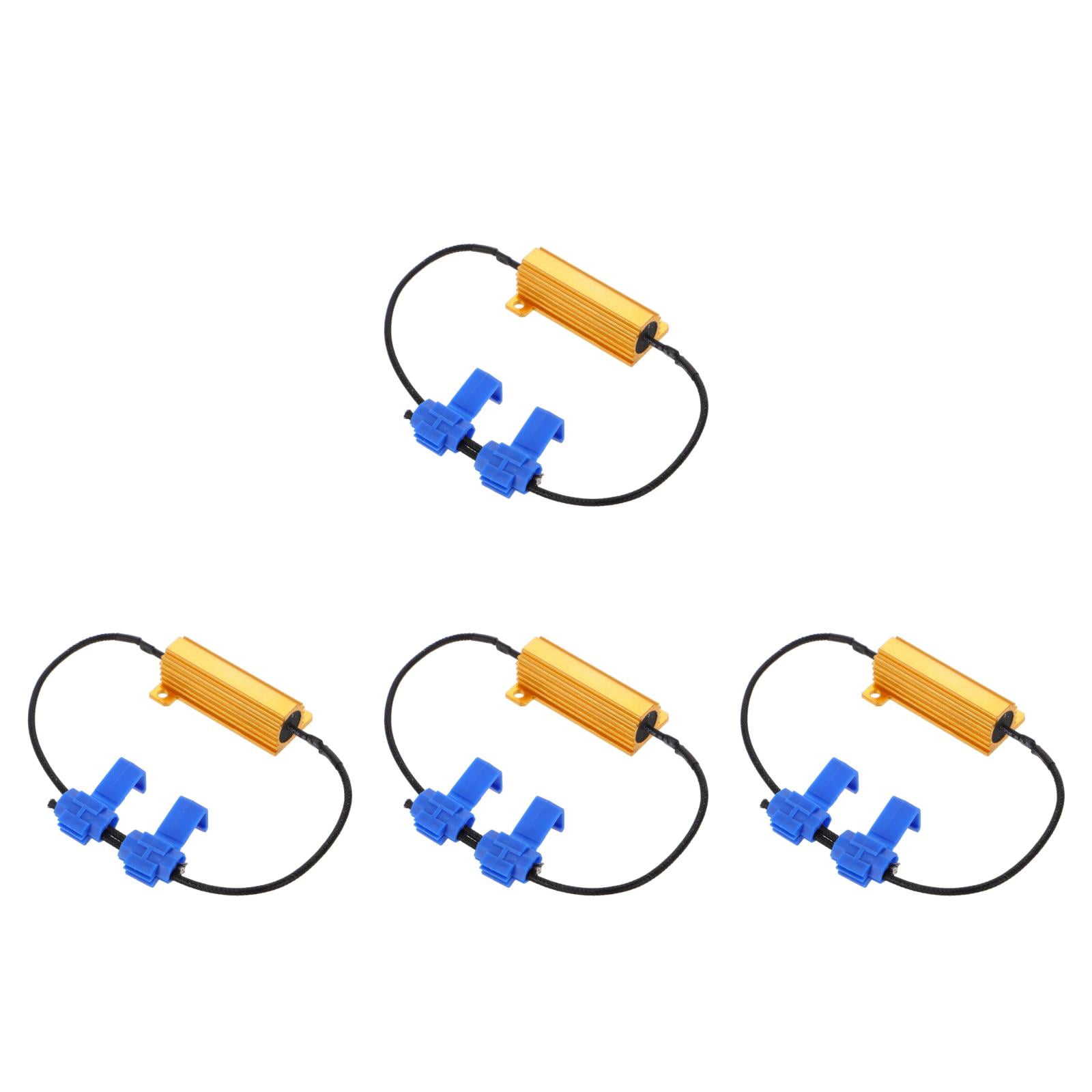 OUNONA 4 Sets Load Resistor Kit 50W 6R for LED Turn Signal Error Fix ...