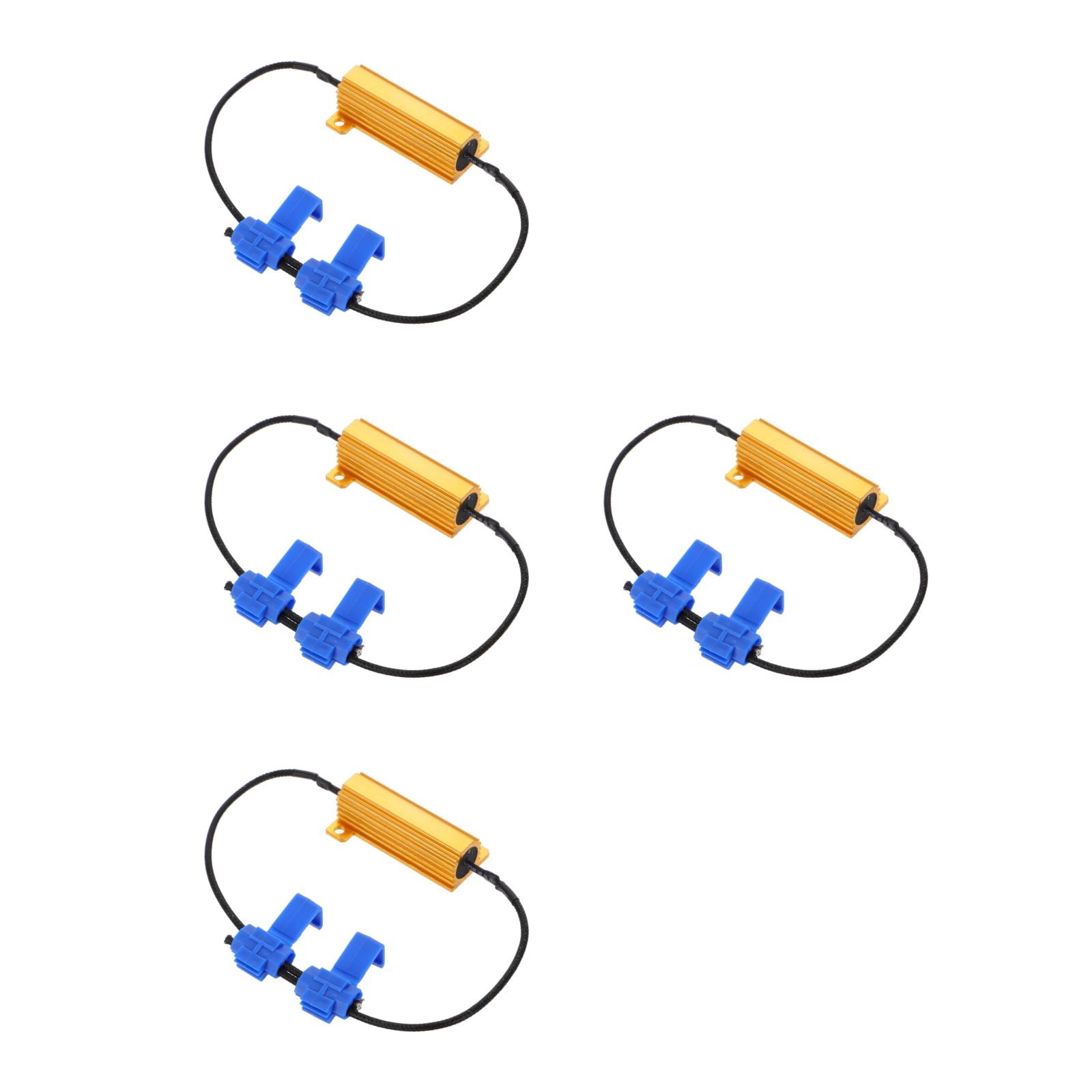 OUNONA 4 Sets Load Resistor for LED Tail Lights 50W 6R Universal Car ...