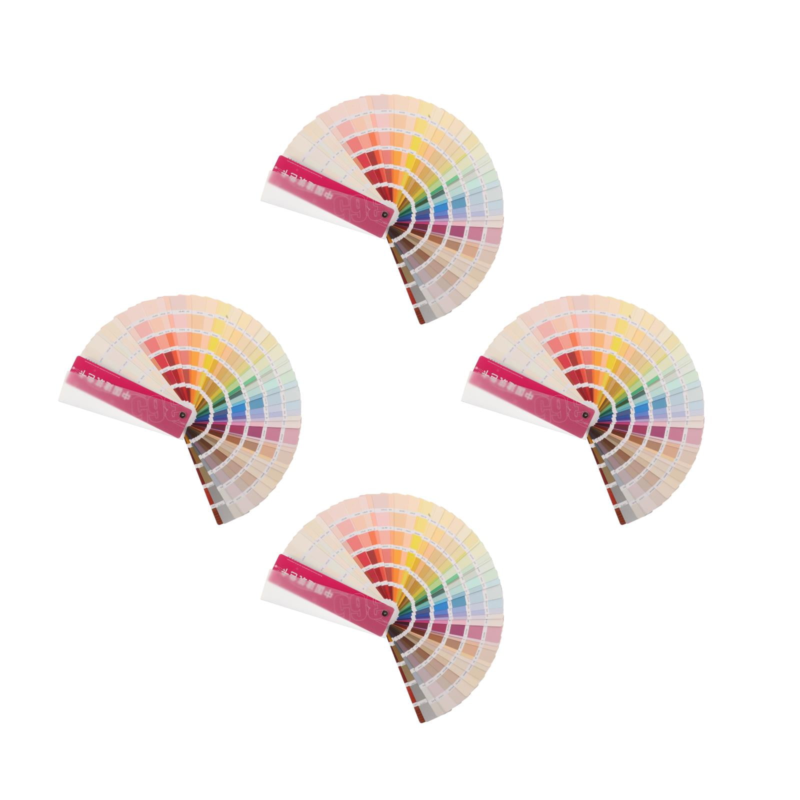 OUNONA 4 Sets Paint Colors Sample Cards Architecture Paint Color Cards ...