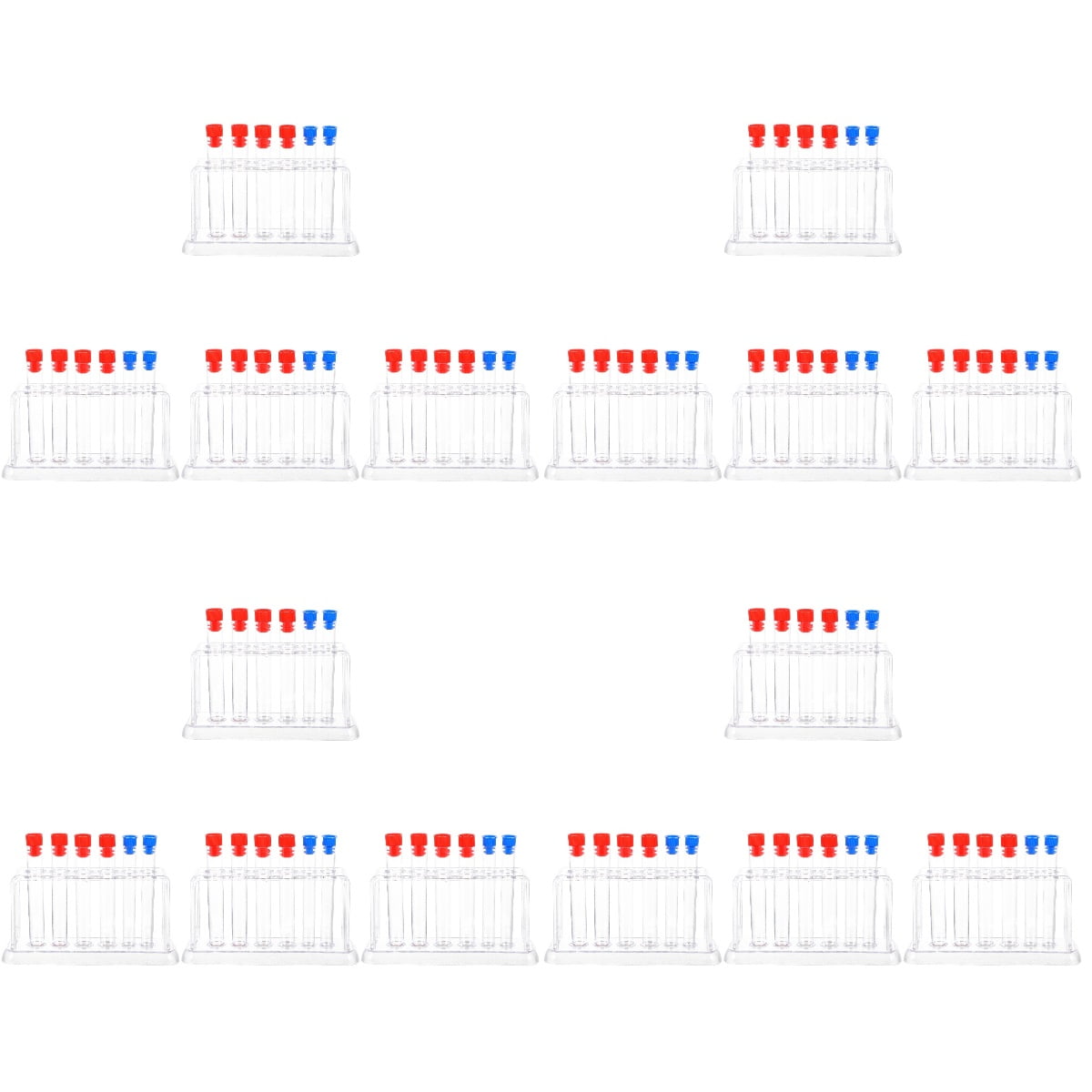 OUNONA 4 Sets Plastic Test Tube Holder Test Tube Holder Kit Experiment ...