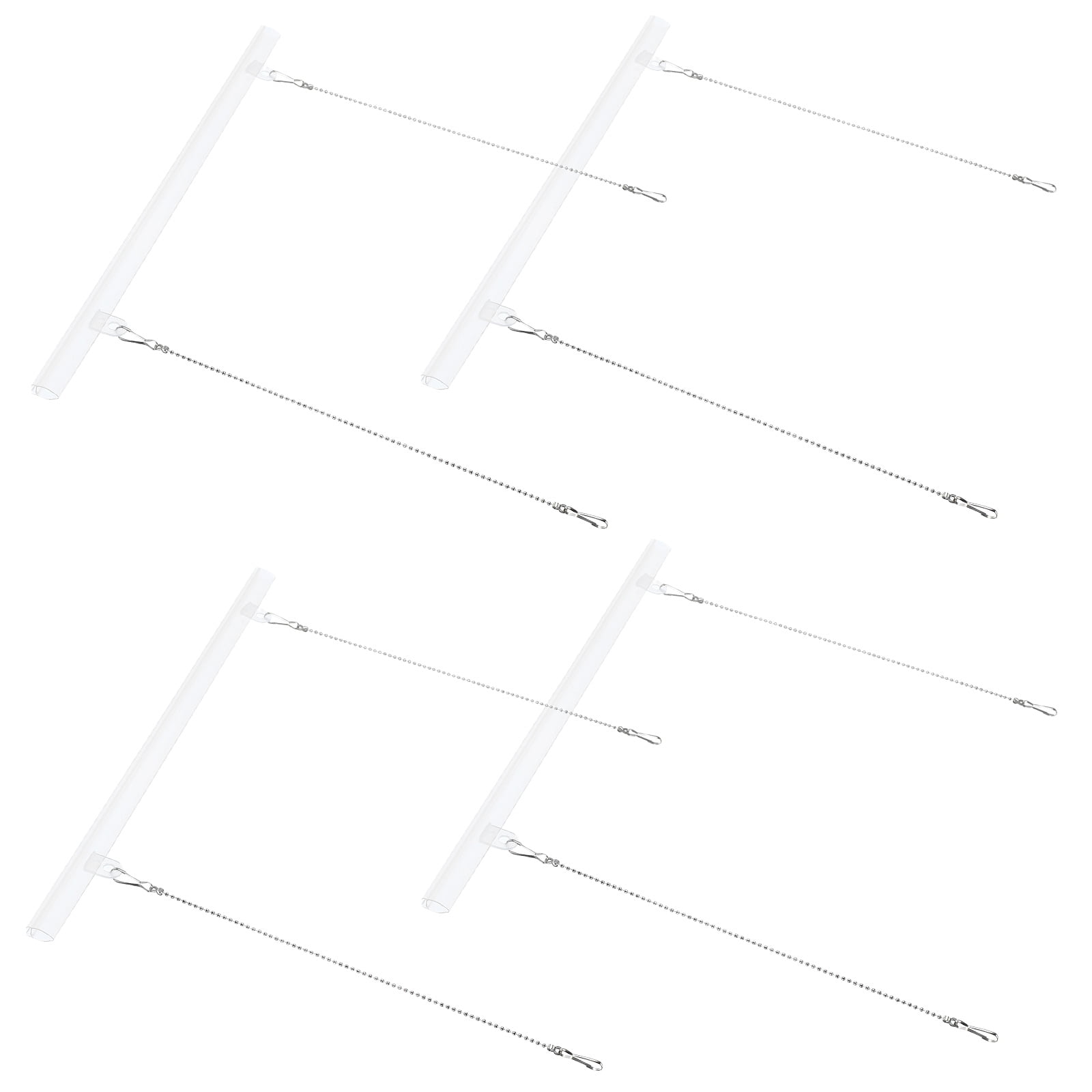 OUNONA 4 Sets Poster Frame Scroll Hangers with Dowel Rods for Hanging ...