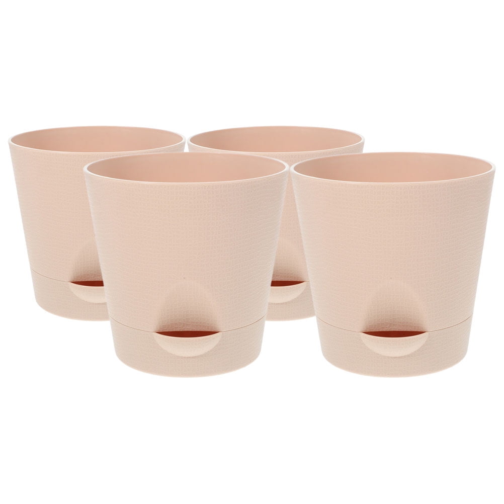 OUNONA 4 Sets Self Watering Plants Pots Utility Basket Hydrangea Office ...