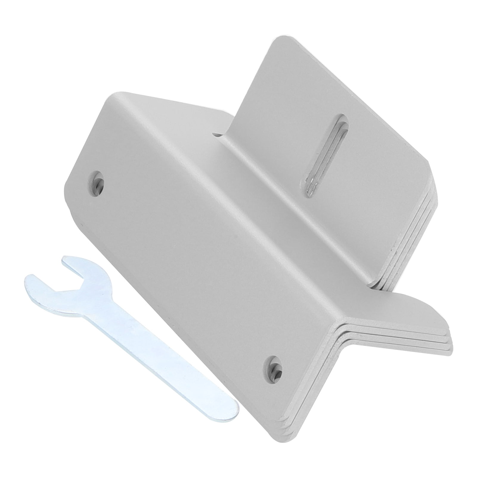 OUNONA 4 Sets Solar Panel Z Bracket Mount Lightweight Aluminum Mounting ...